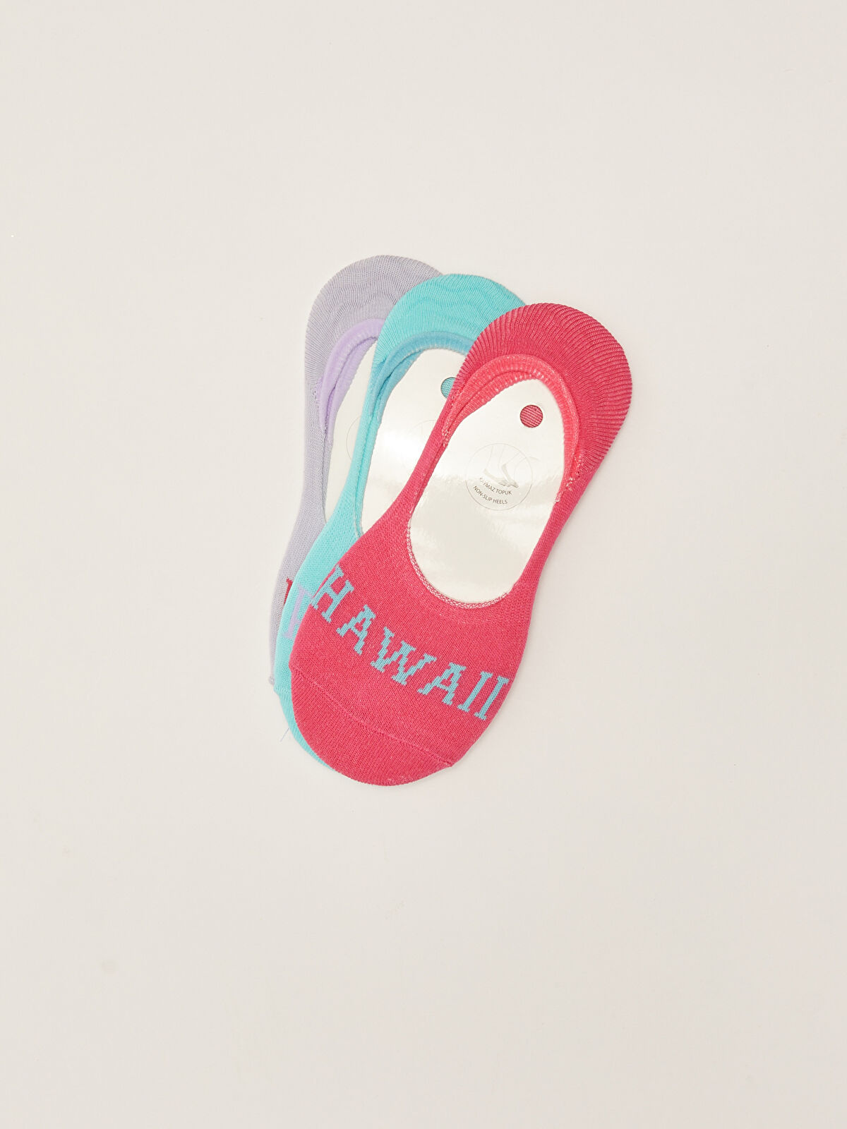 LCW DREAM Kaydırmaz Taban Baskılı Kadın Babet Çorap 3'lü Paket LCW DREAM Kaydırmaz Taban Baskılı Kadın Babet Çorap 3'lü Paket