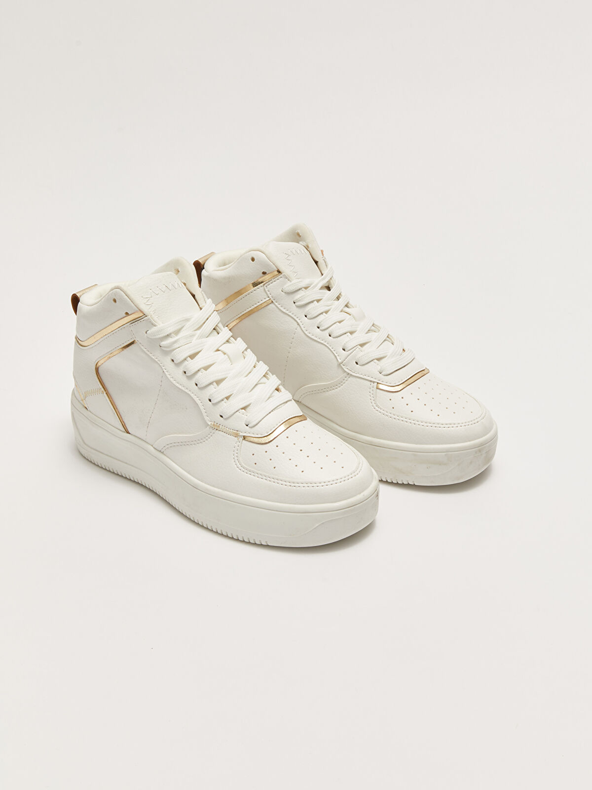 Bağcıklı Bilek Boy Kadın Spor Ayakkabı