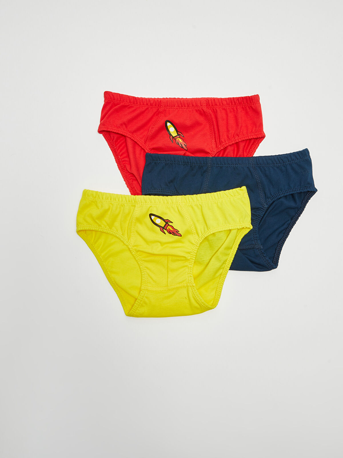 Baskılı Pamuklu Erkek Çocuk Külot 3'lü