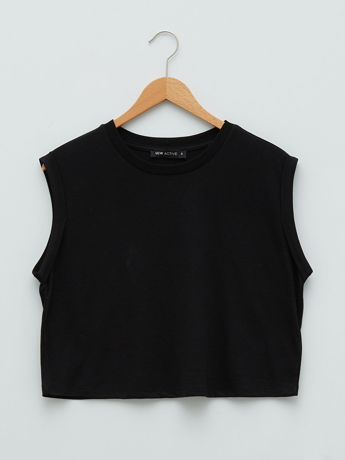 LCW ACTIVE Bisiklet Yaka Düz Kadın Spor Tişört