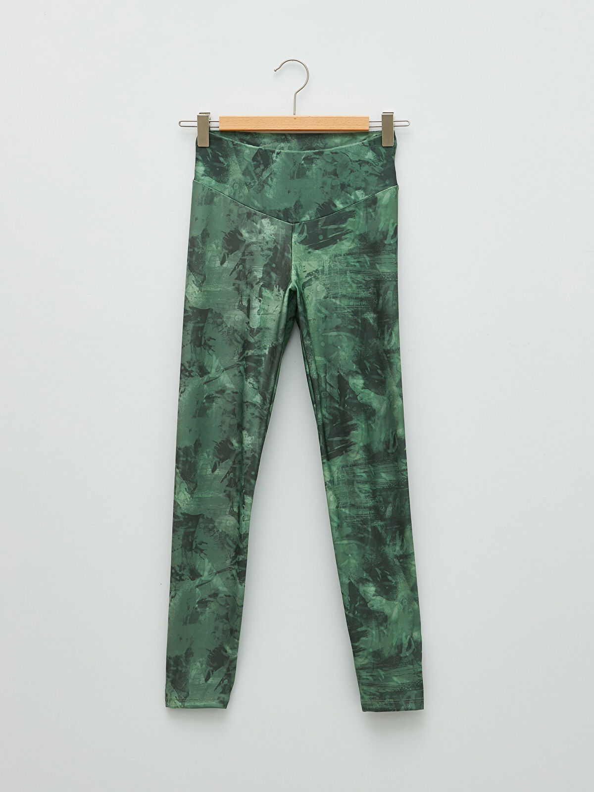 LCW ACTIVE Beli Lastikli Batik Desenli Kadın Spor Tayt