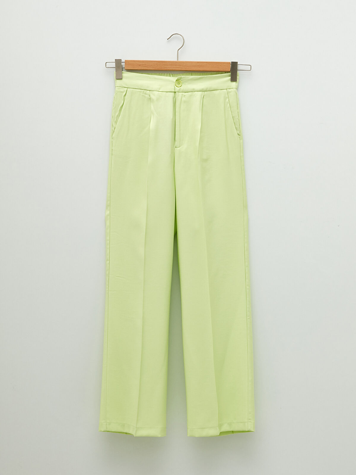 XSIDE Standart Fit Düz Cep Detaylı Geniş Paça Kadın Pantolon