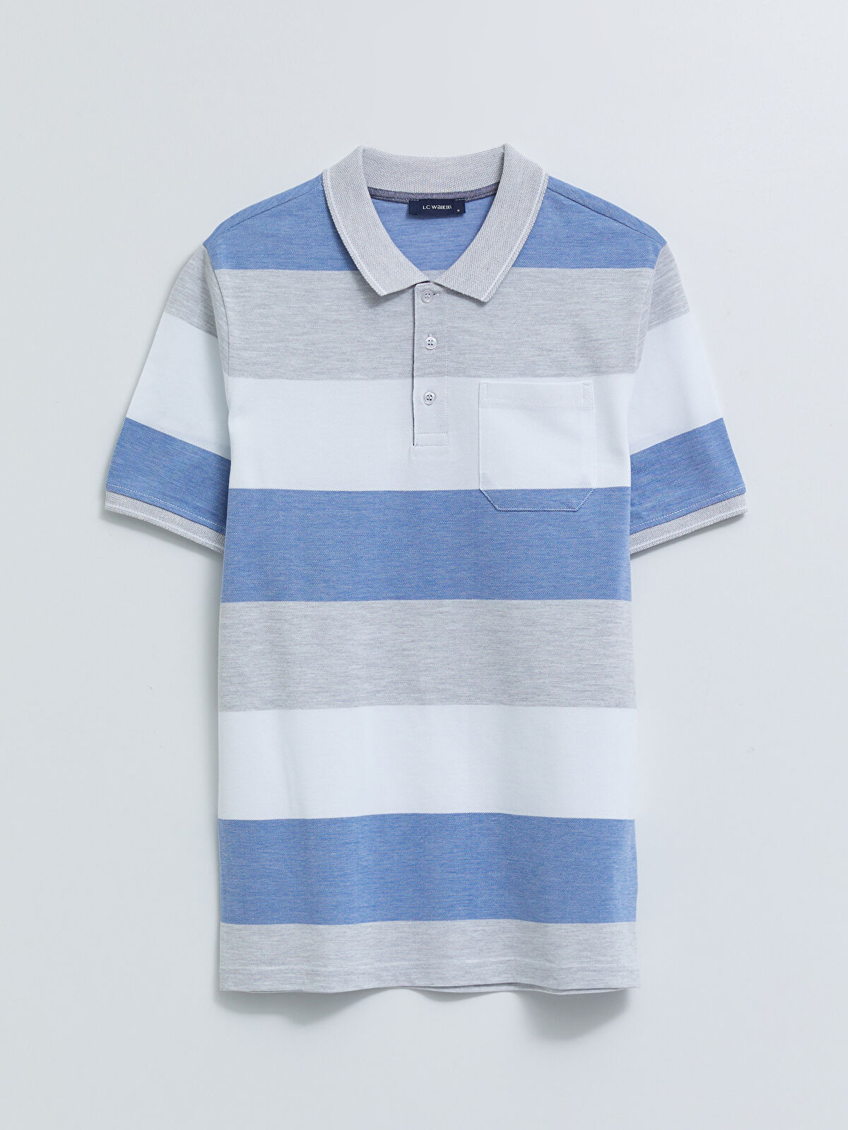 LCW CLASSIC Polo Yaka Kısa Kollu Renk Bloklu Erkek Tişört