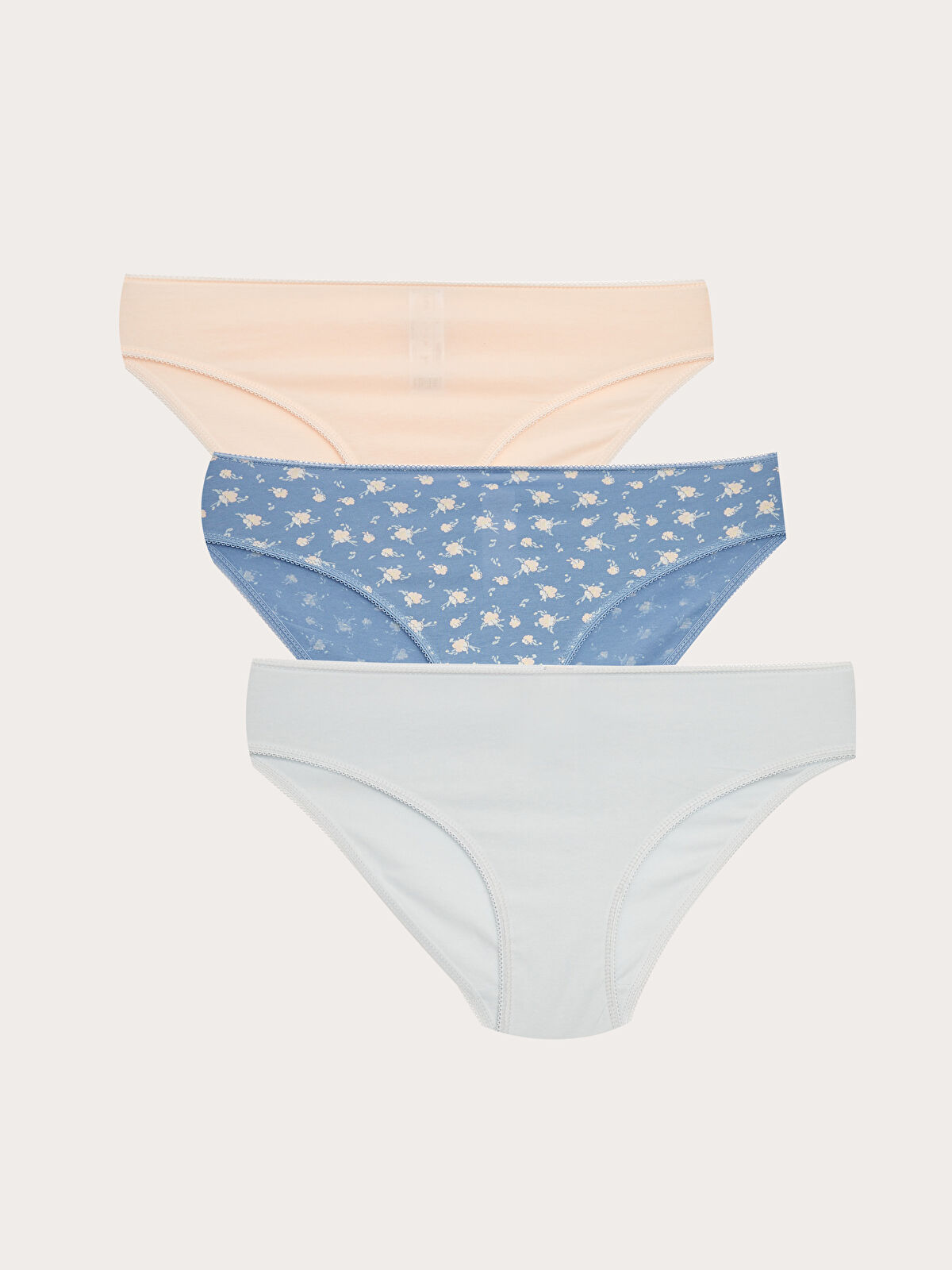 LCW DREAM Desenli Bikini Külot 3'lü