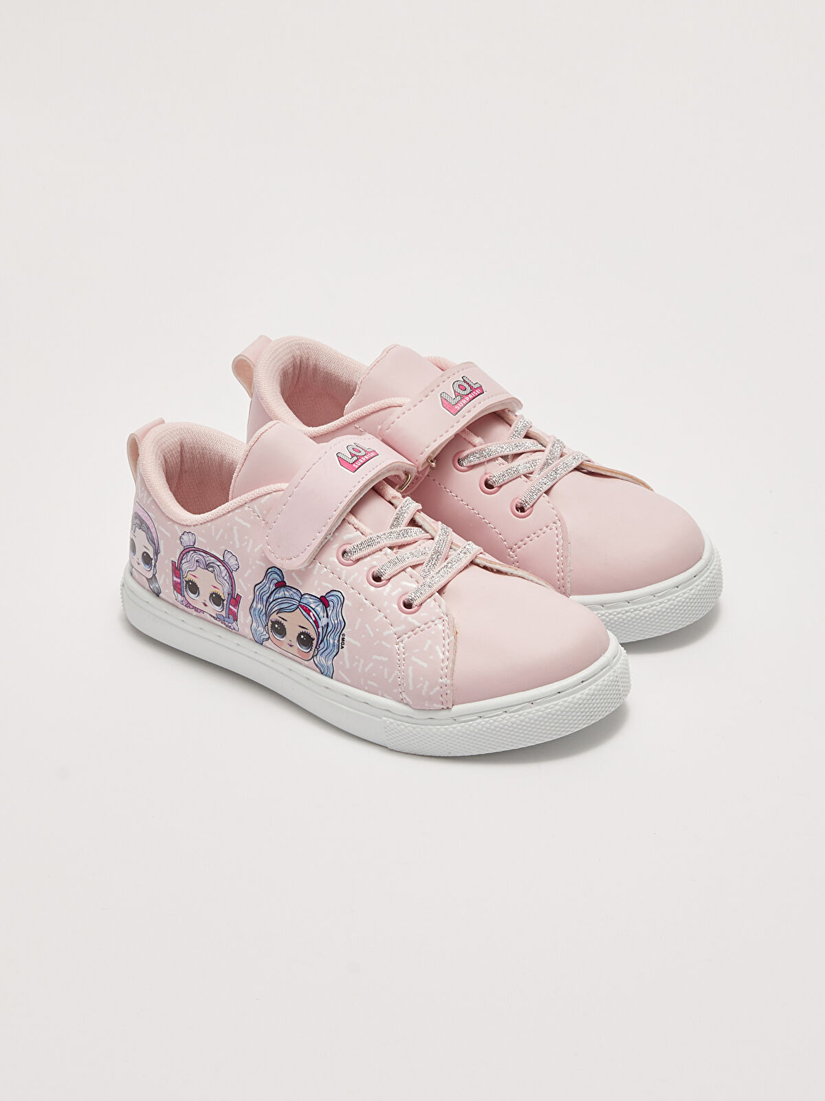 LOL Lisanslı Bağcık ve Cırt Cırtlı Kız Çocuk Spor Ayakkabı