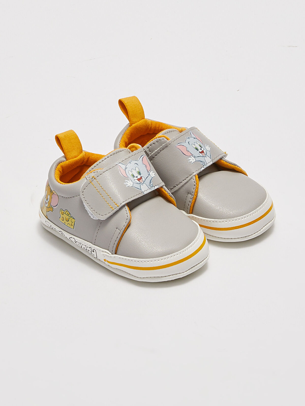 Tom&Jerry Lisanslı Cırt Cırtlı Yürüme Öncesi Ev Ayakkabısı