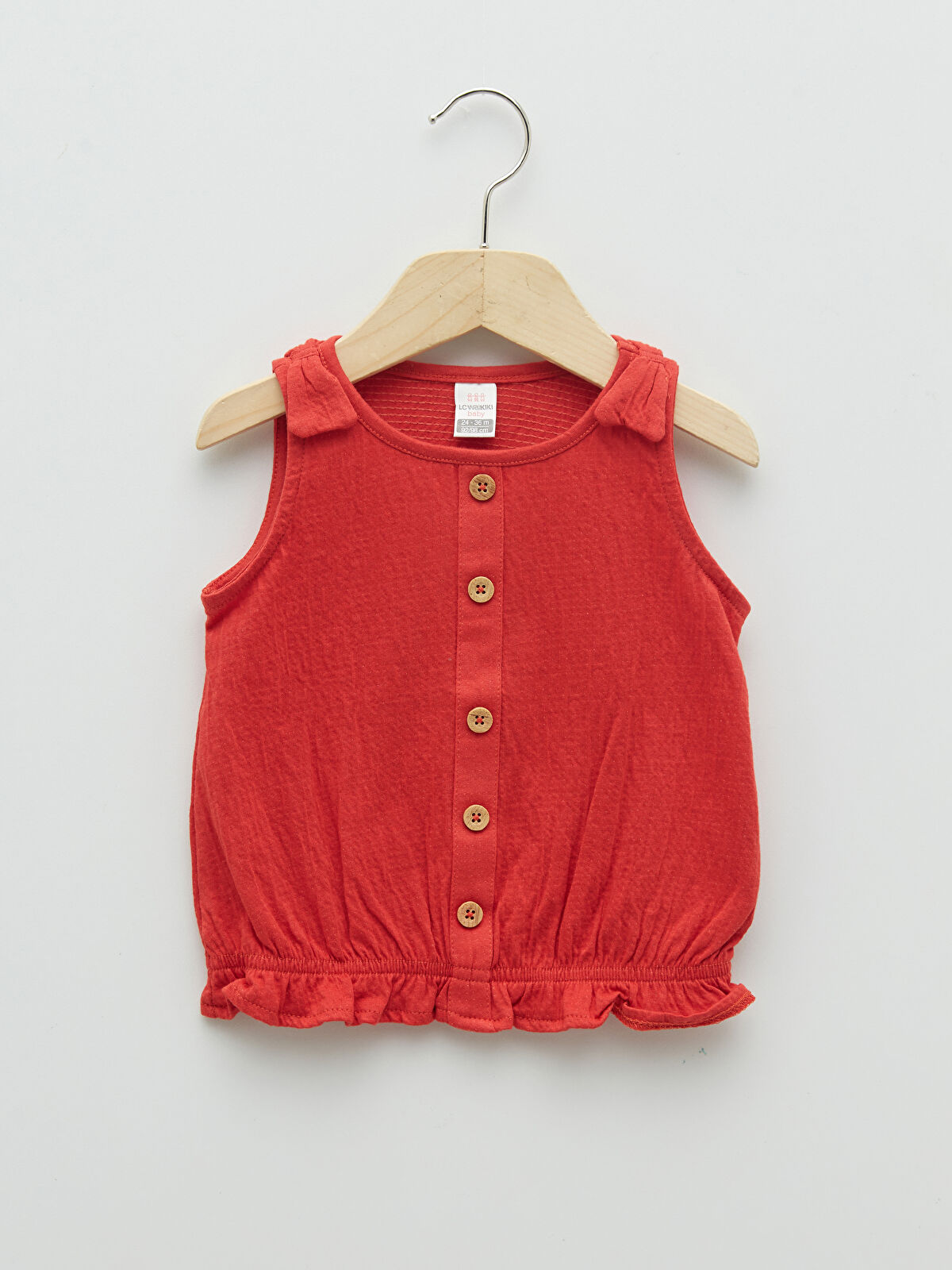 Bisiklet Yaka Basic Kız Bebek Atlet