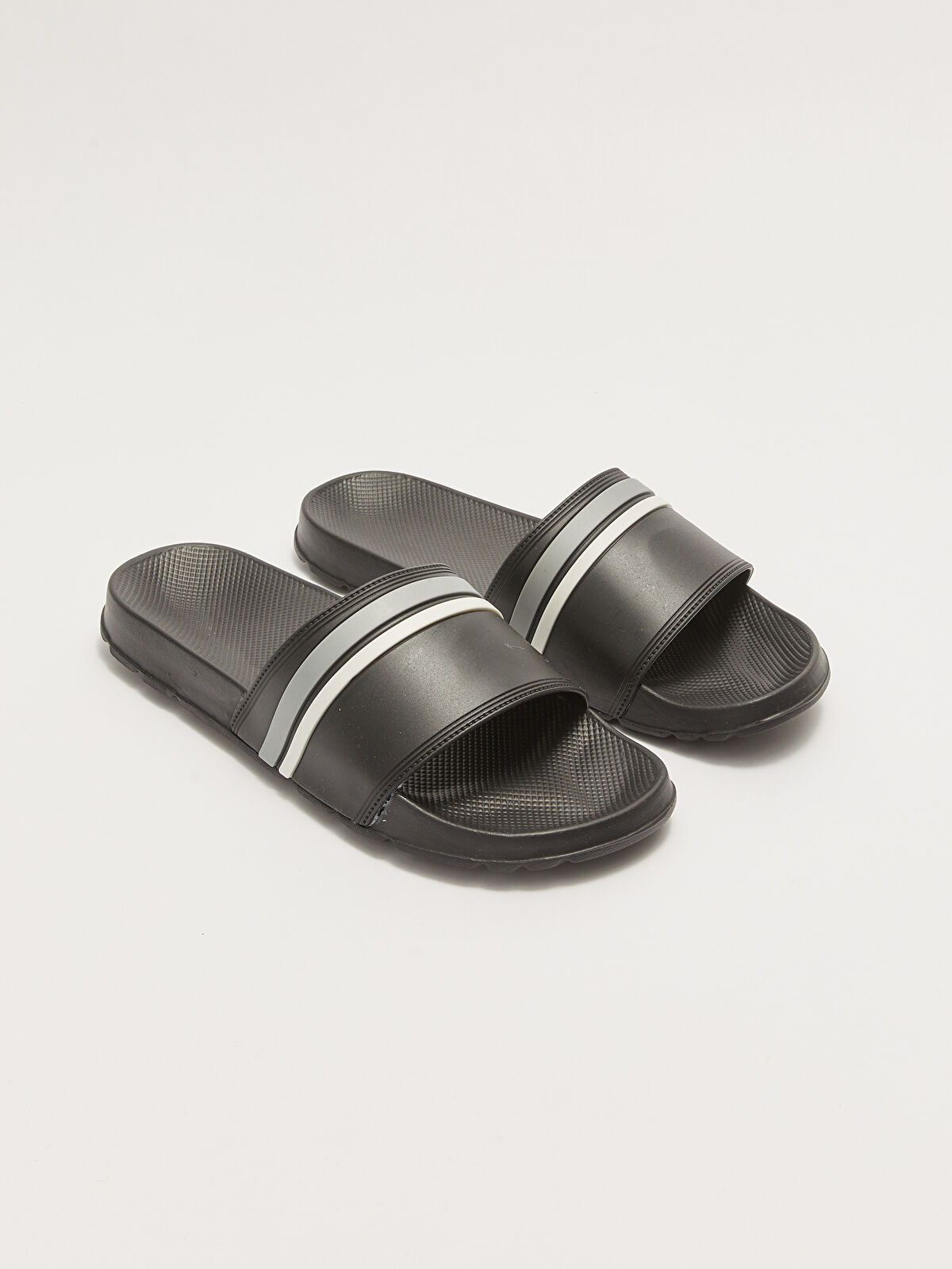 Renk Bloklu Erkek Terlik