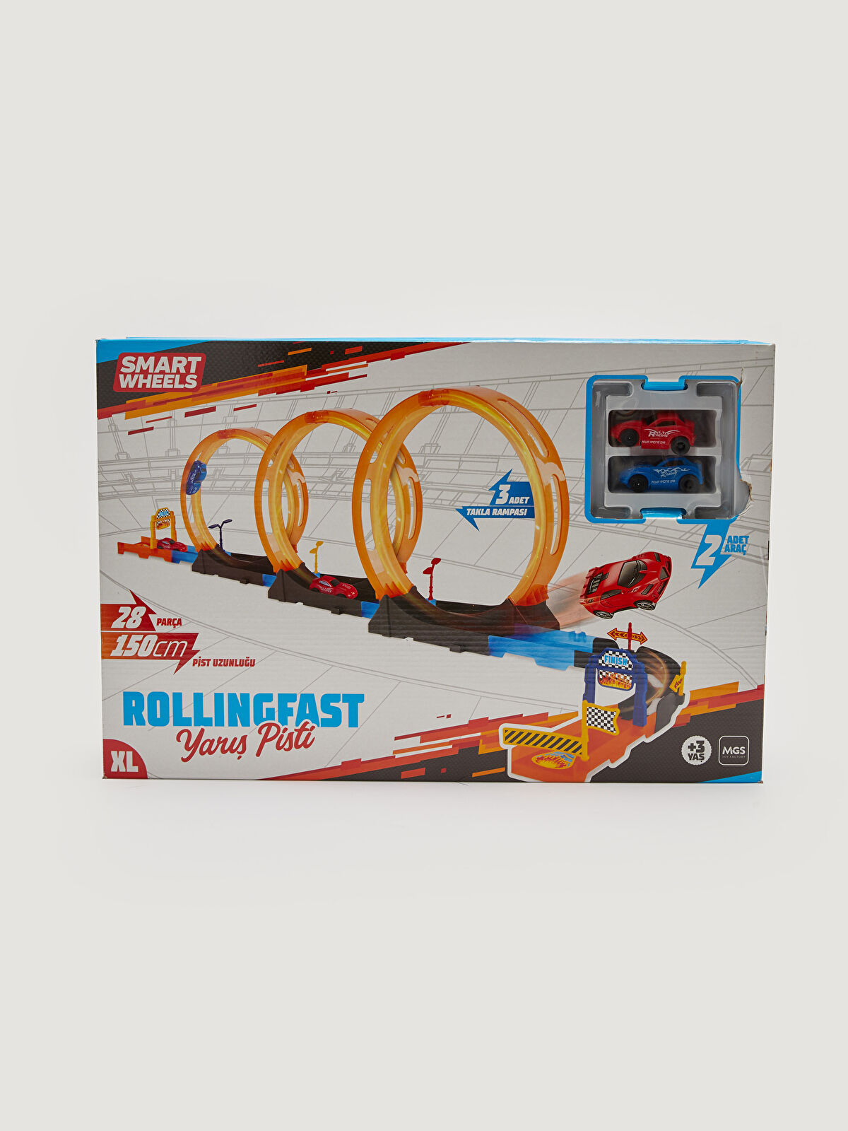 Erkek Çocuk Oyuncak Arabalı Yarış Pisti Erkek Çocuk Oyuncak Arabalı Yarış Pisti