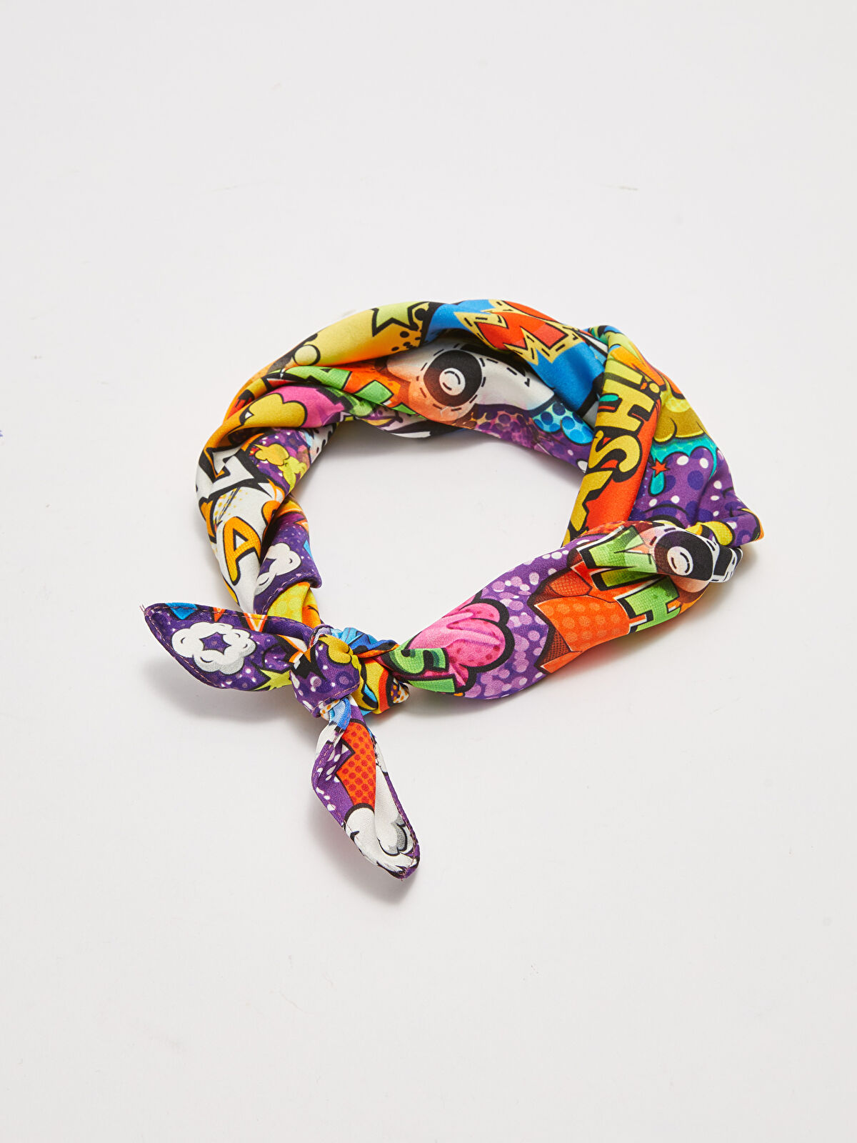 Baskılı Kız Çocuk Fular Baskılı Kız Çocuk Fular