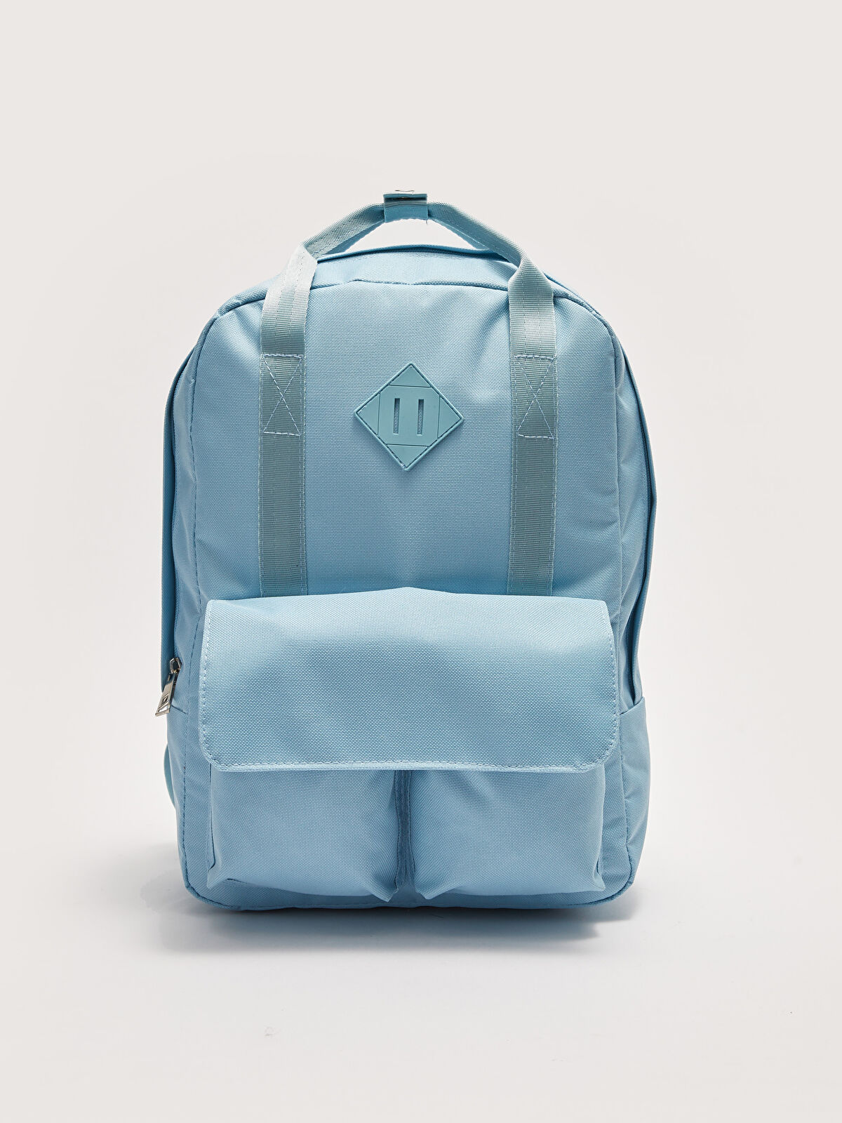 Etiket Baskılı Kadın Sırt Çantası