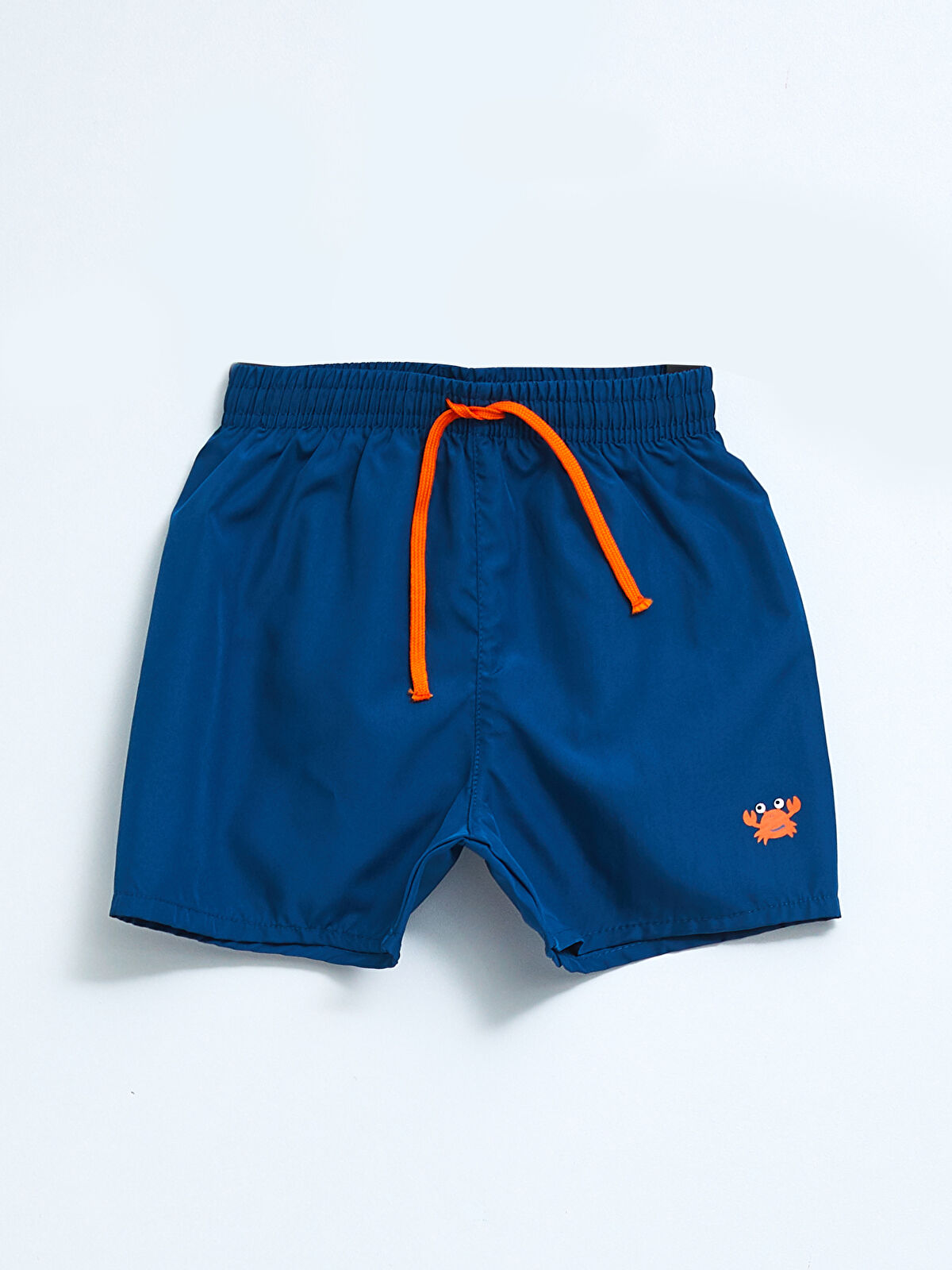 Beli Lastikli Baskılı Erkek Bebek Yüzme Şort