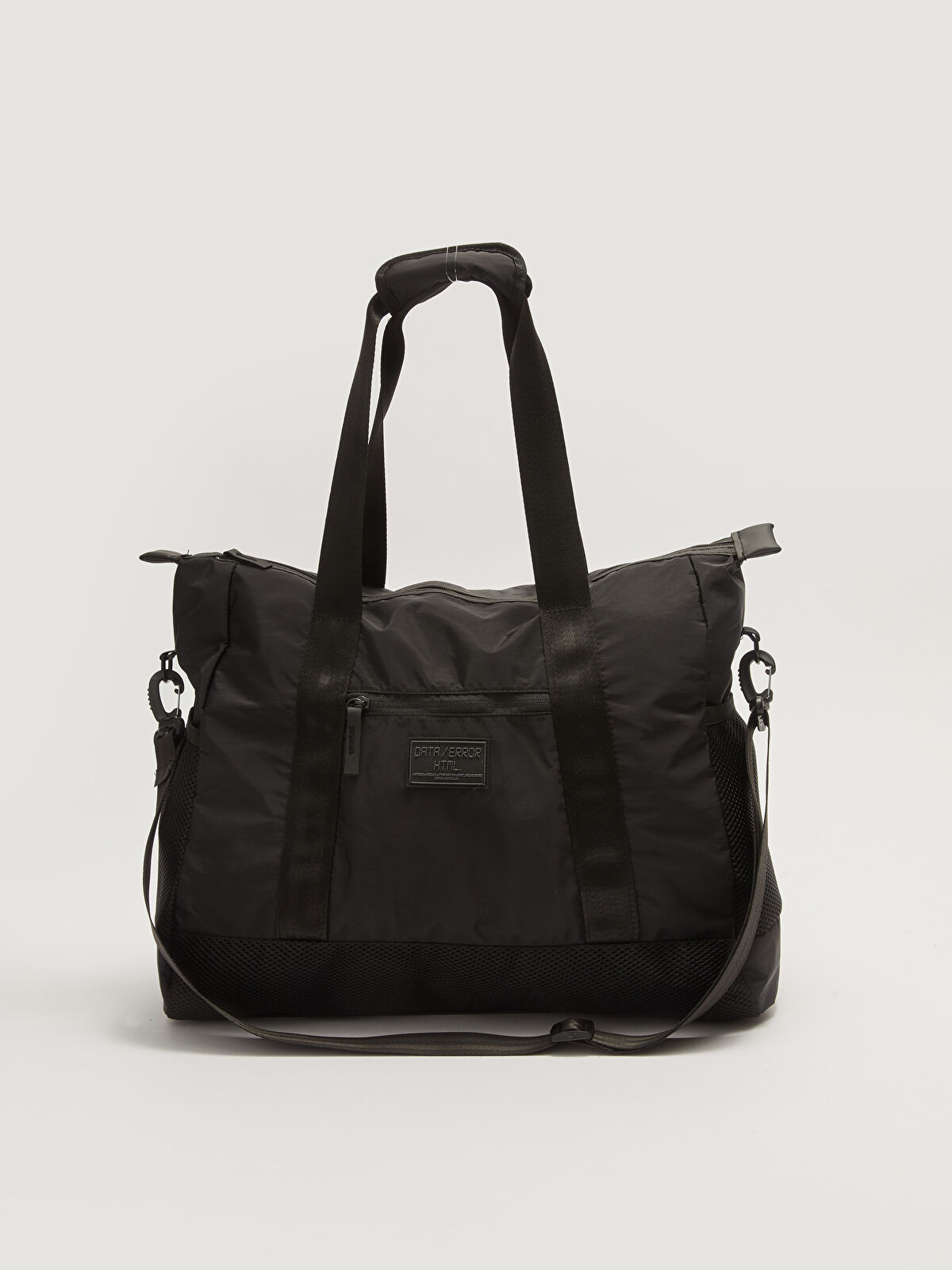 Etiket Baskılı Kadın Spor Çantası