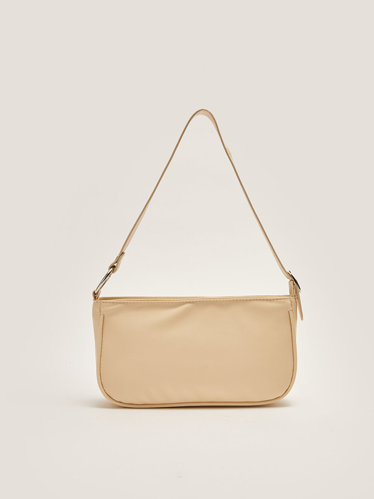 Deri Görünümlü Kadın Baget Çanta