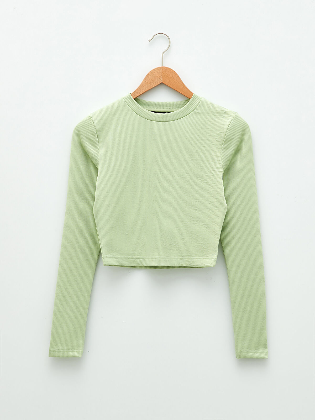 LCW ACTIVE Bisiklet Yaka Düz Uzun Kollu Kadın Spor Tişört