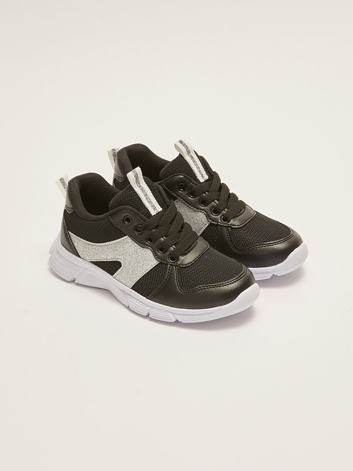 Renk Bloklu Kalın Taban Kız Çocuk Aktif Spor Ayakkabı