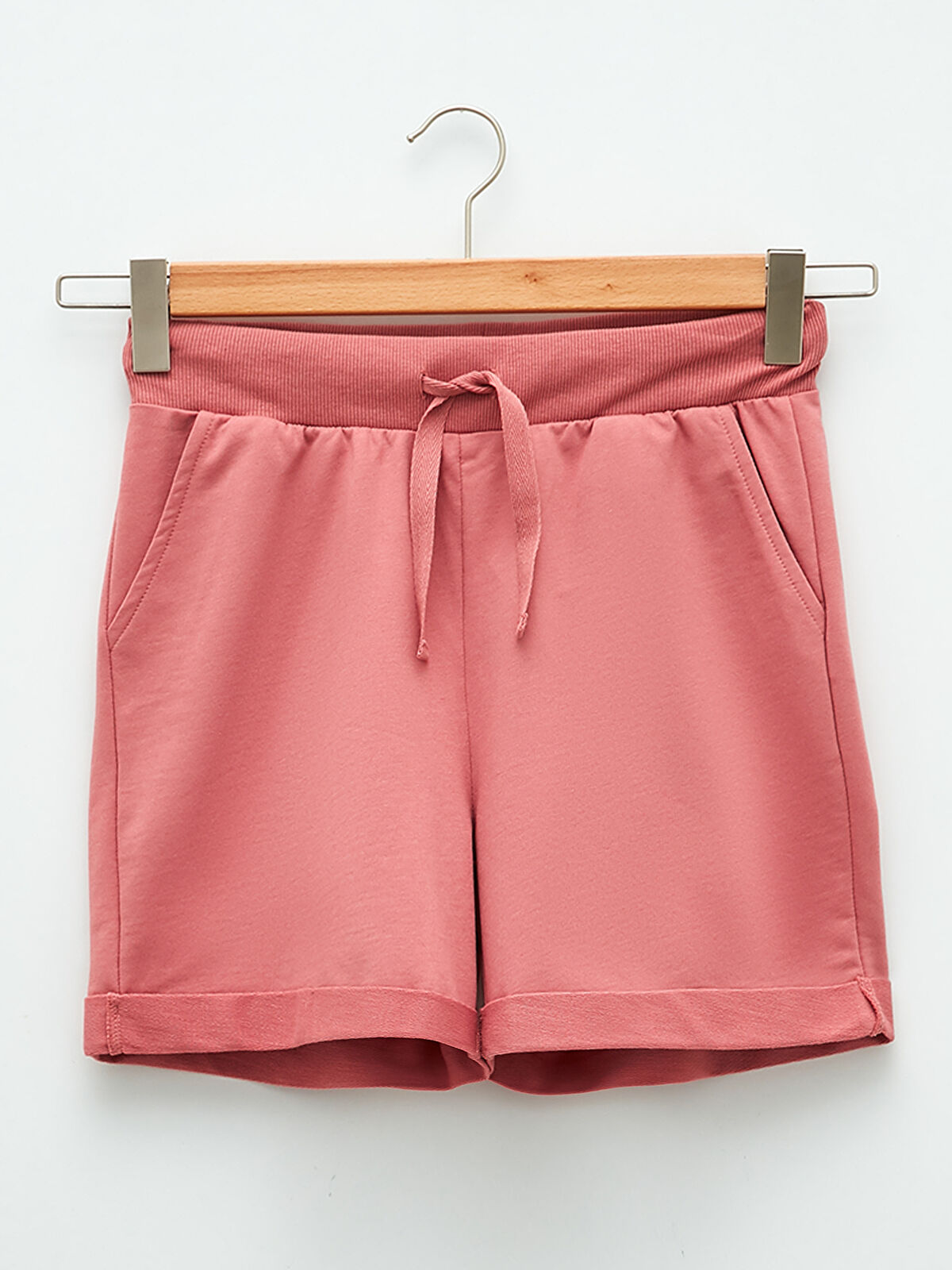 LCW CASUAL Beli Lastikli Bağlama Detaylı Düz Kadın Şort