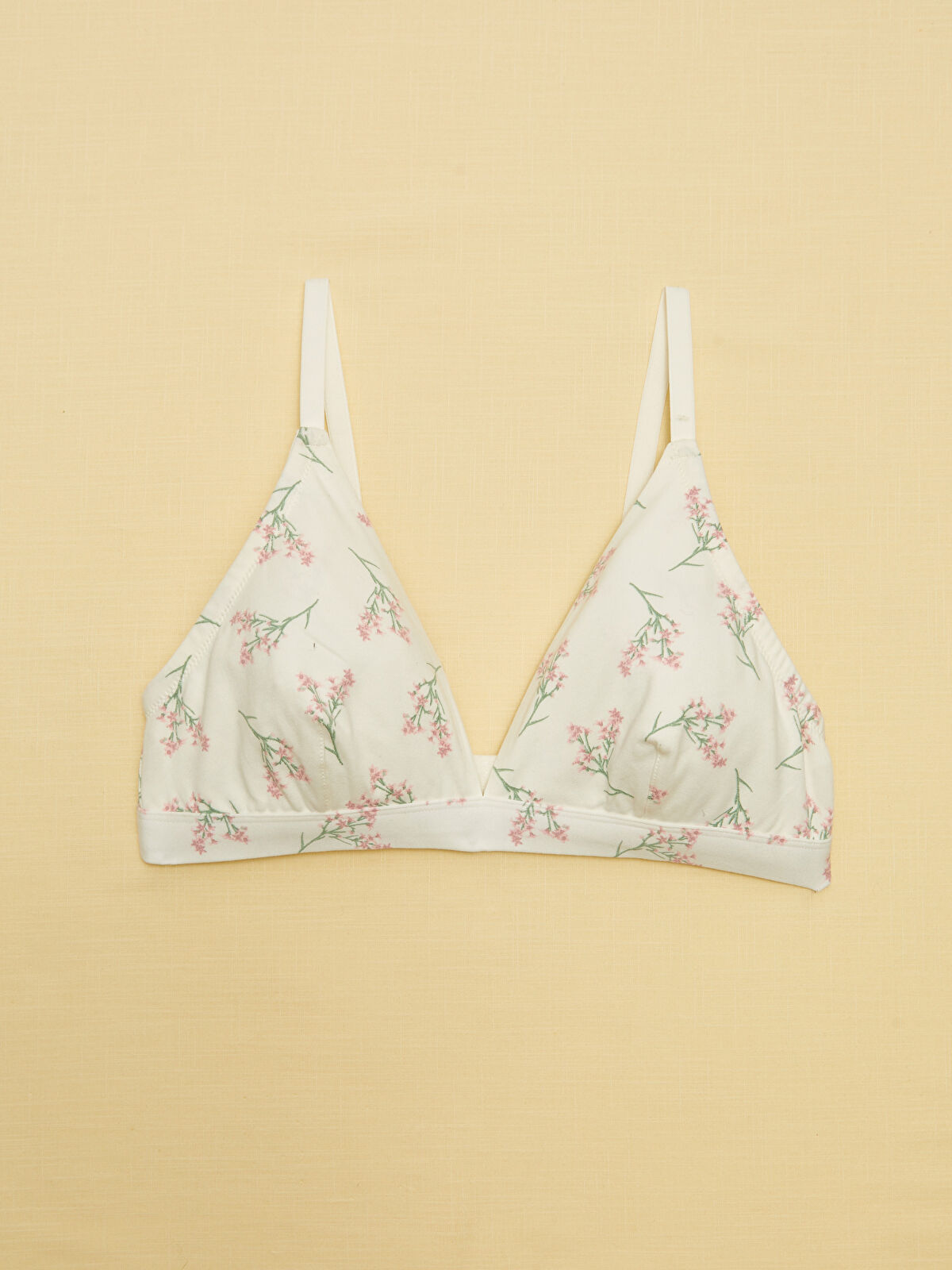 LCW GREEN Balensiz Dolgusuz Desenli Sütyen