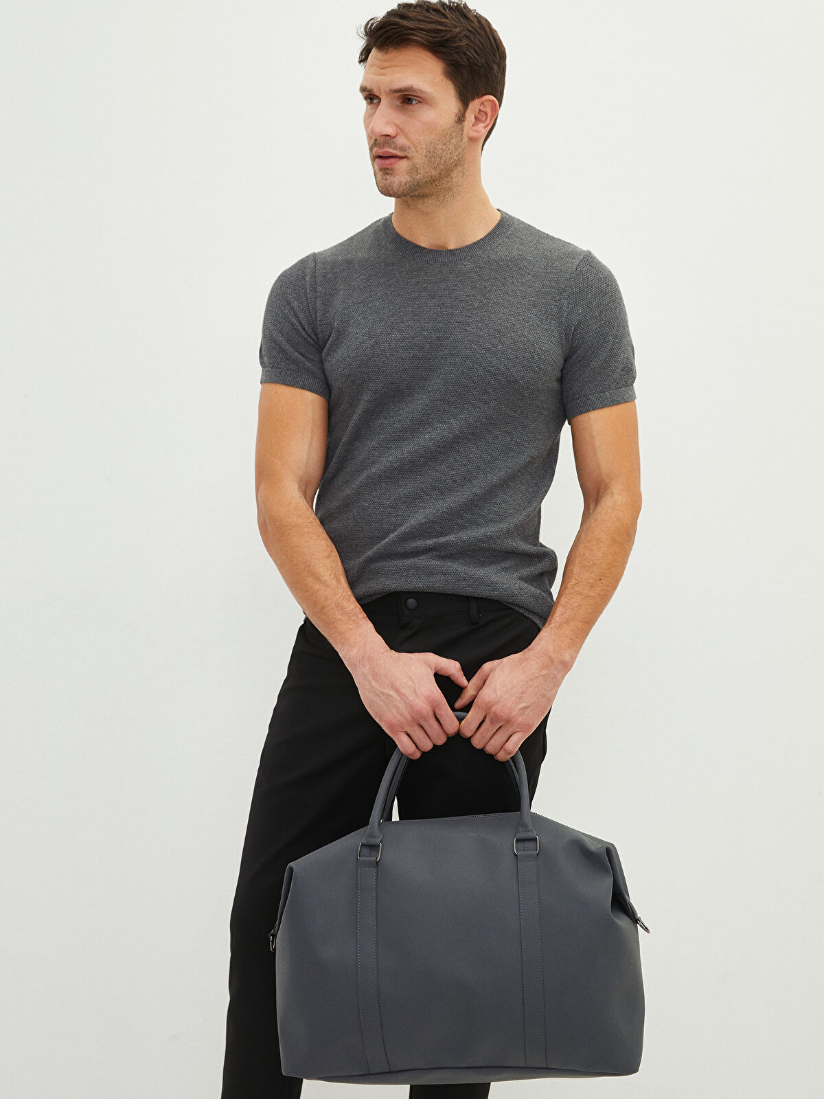 Deri Görünümlü Erkek Valiz