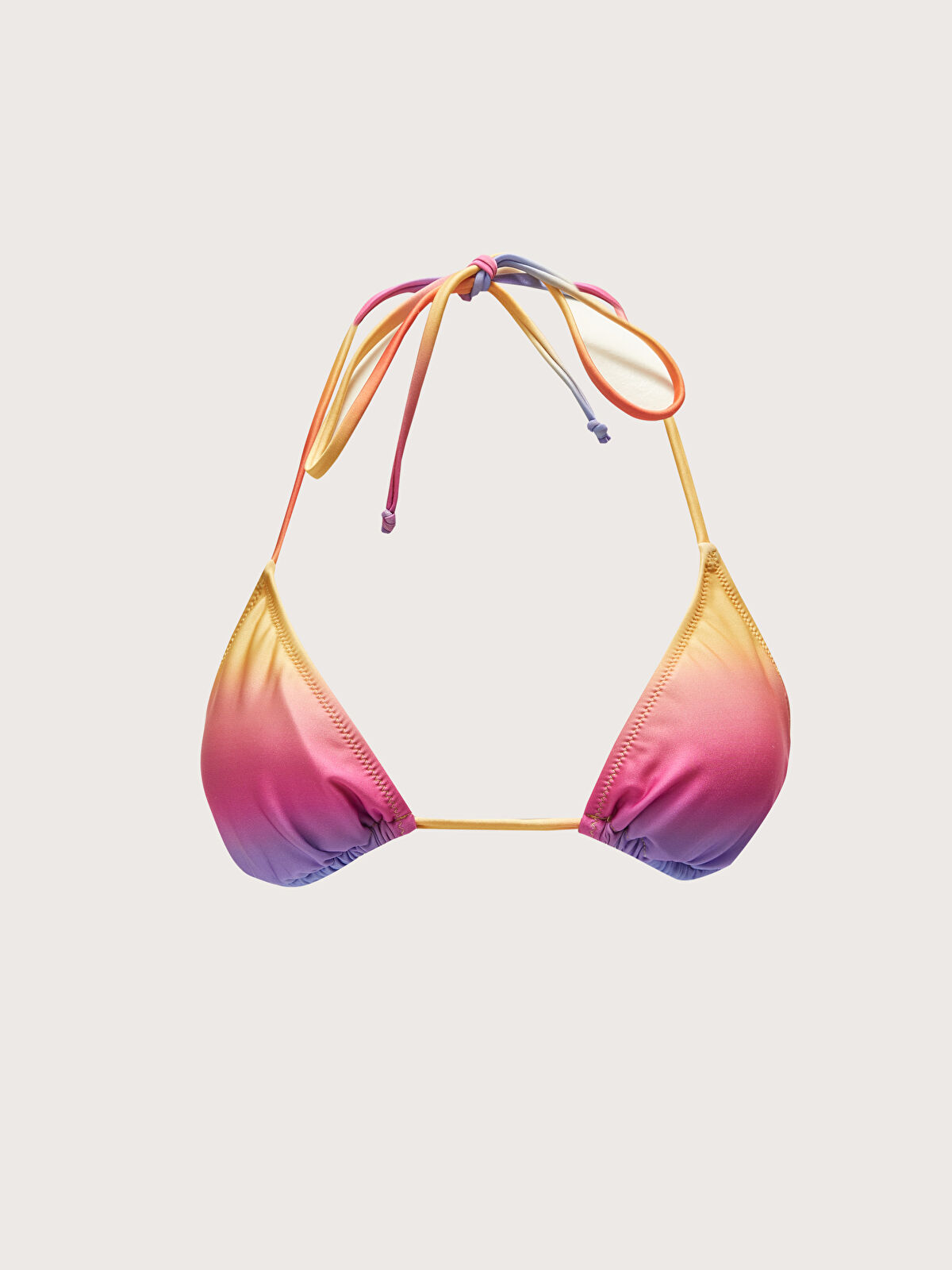 XSIDE Renk Bloklu Boyundan Bağlamalı Bikini Üst XSIDE Renk Bloklu Boyundan Bağlamalı Bikini Üst