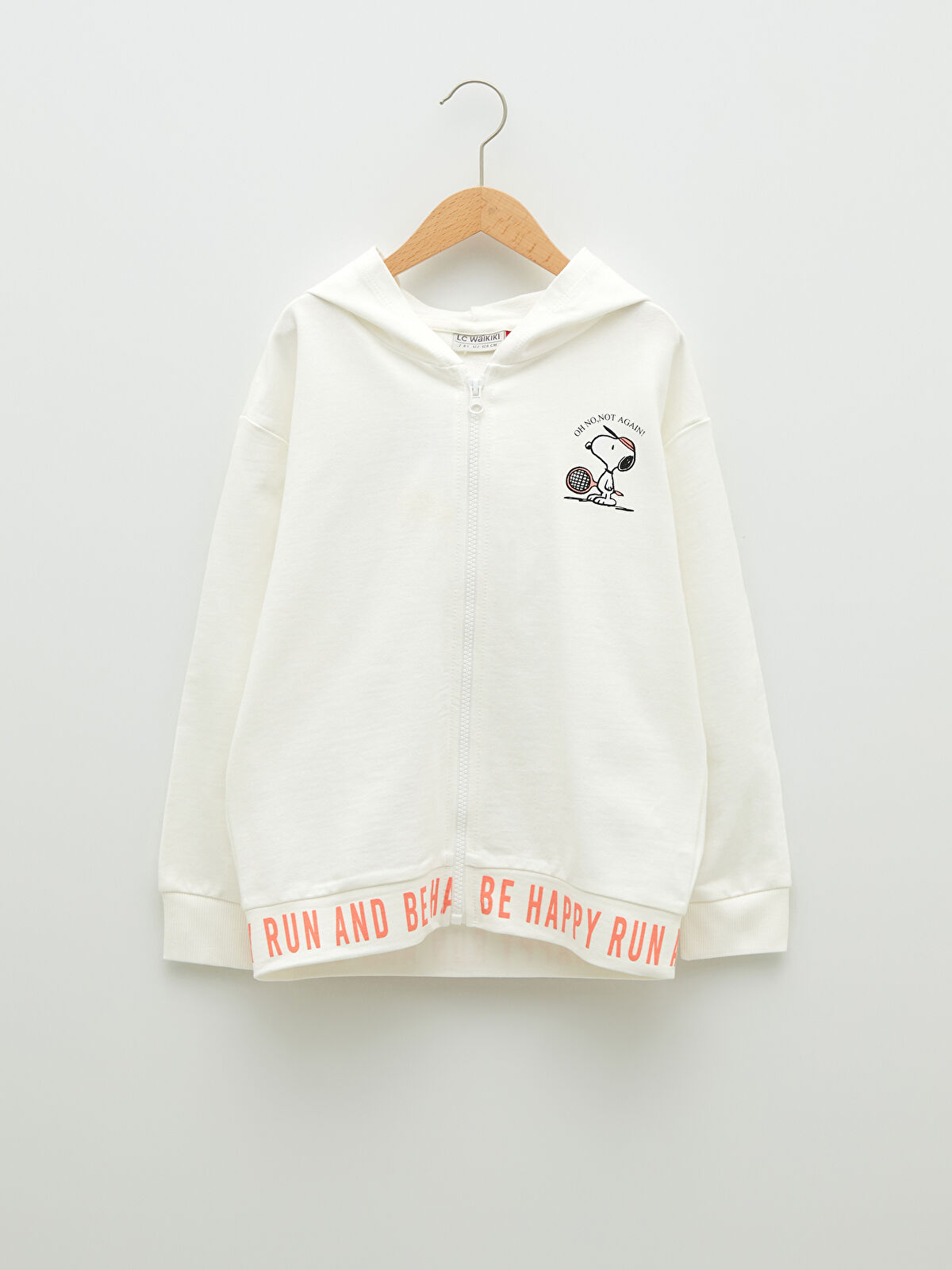 Kapüşonlu Snoopy Baskılı Uzun Kollu Kız Çocuk Fermuarlı Sweatshirt Kapüşonlu Snoopy Baskılı Uzun Kollu Kız Çocuk Fermuarlı Sweatshirt