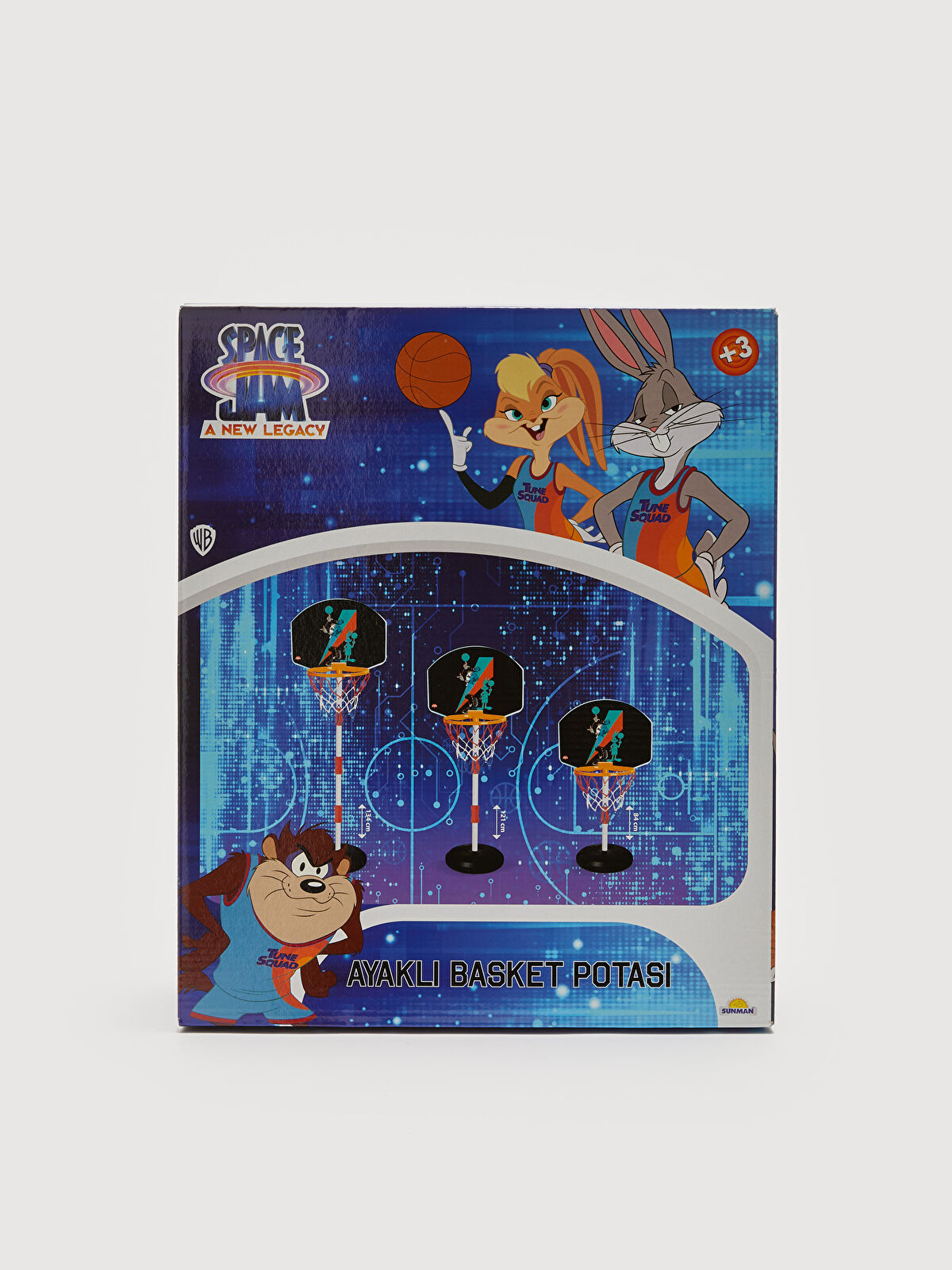 Looney Tunes Lisanslı Ayaklı Toplu Basket Potası Looney Tunes Lisanslı Ayaklı Toplu Basket Potası