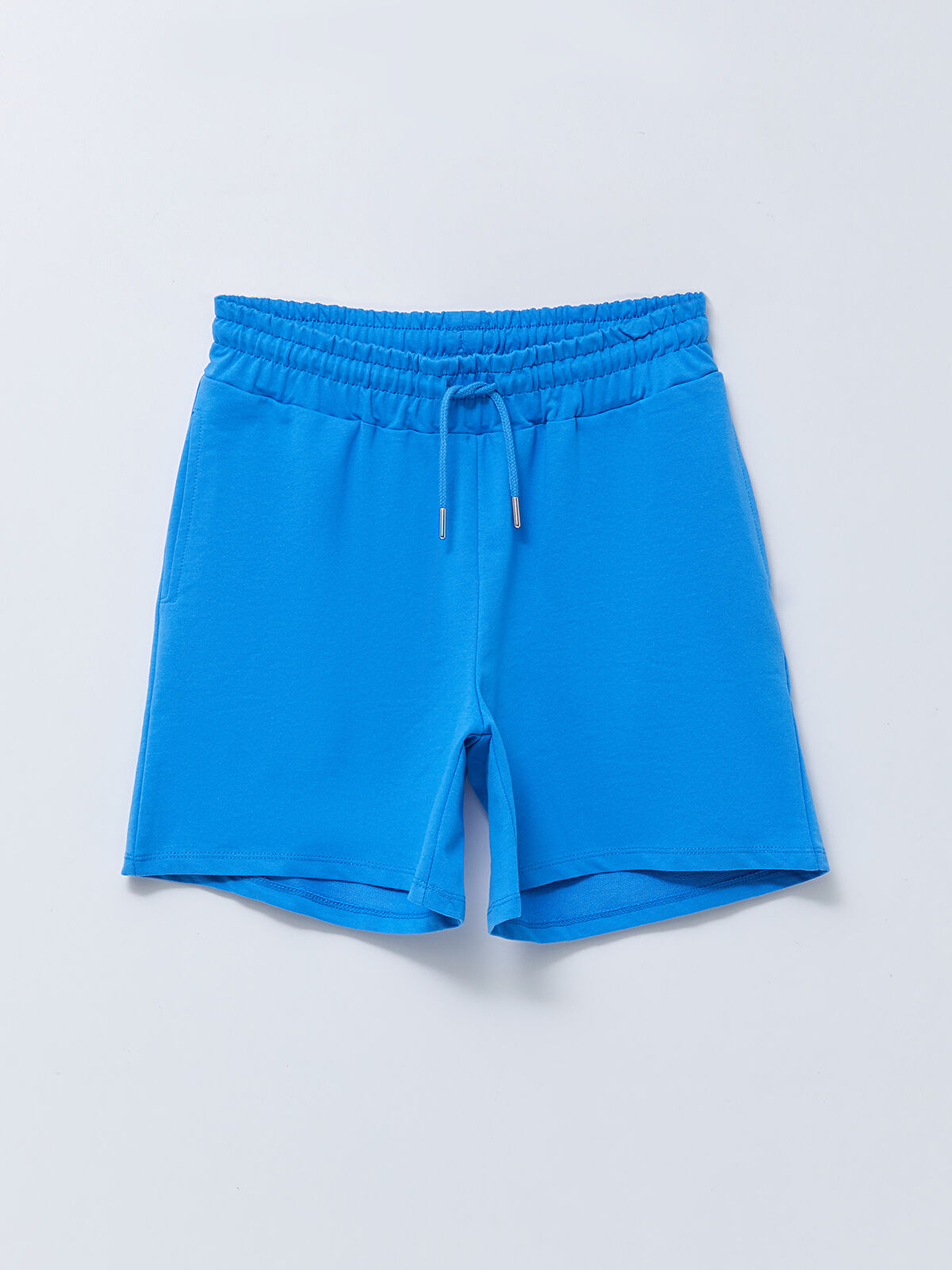 Beli Lastikli Düz Cep Detaylı Hamile Bermuda Şort