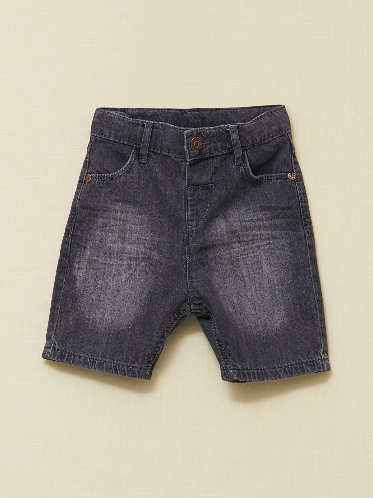 Basic Pamuklu Erkek Bebek Jean Şort