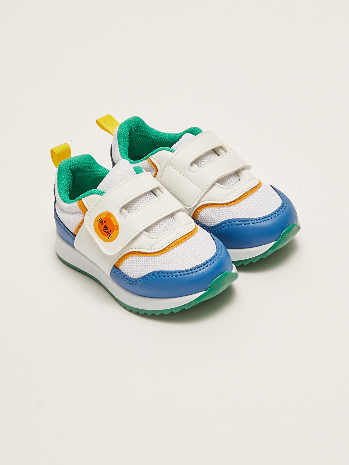 Renk Bloklu Erkek Bebek Günlük Spor Ayakkabı