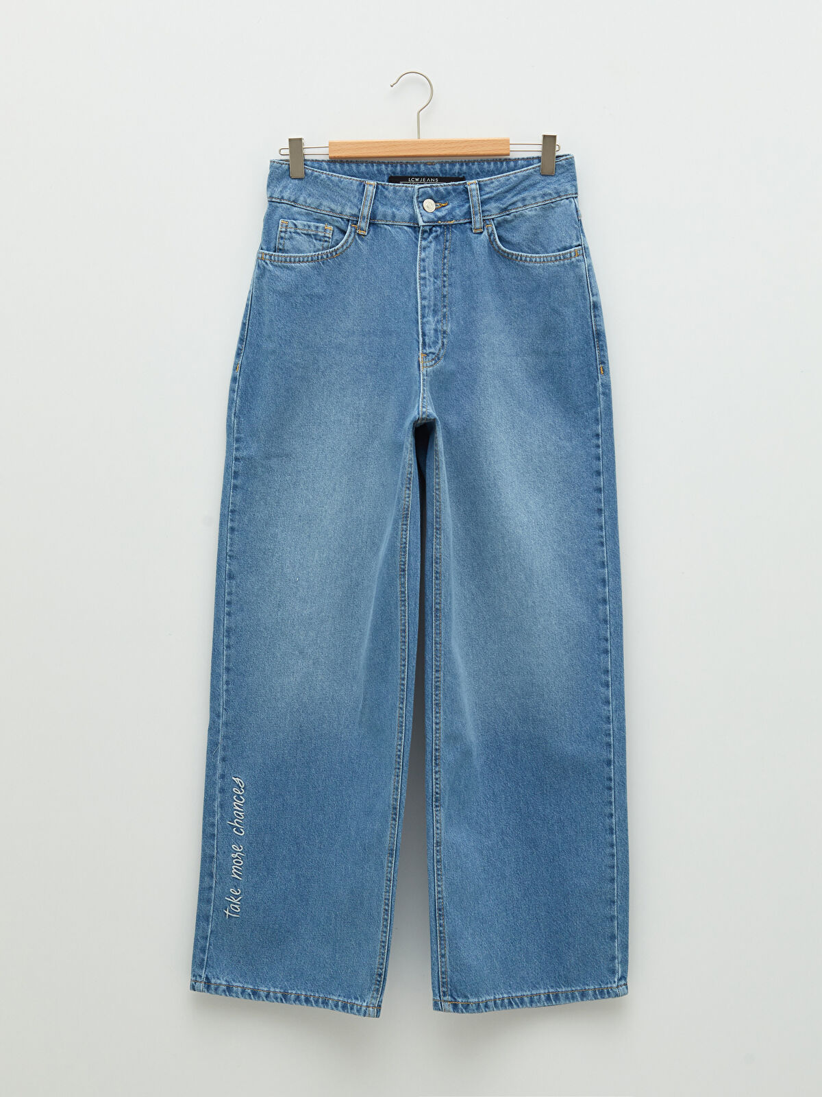 MODEST Standart Fit Cep Detaylı Kadın Rodeo Jean Pantolon