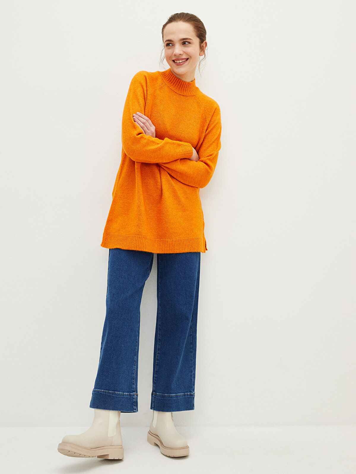 MODEST Standart Fit Cep Detaylı Kadın Rodeo Jean Pantolon