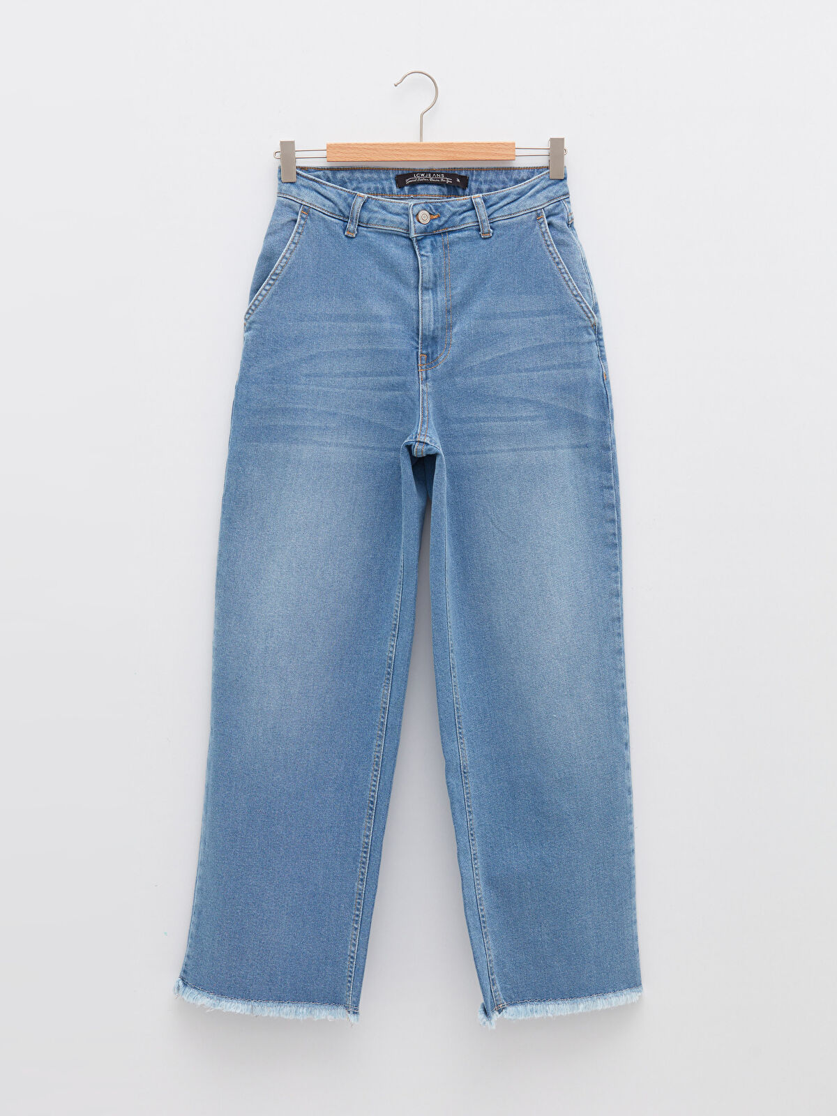 MODEST Standart Fit Cep Detaylı Kadın Rodeo Jean Pantolon