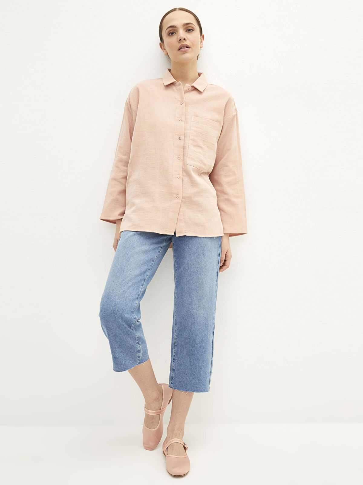 MODEST Standart Fit Cep Detaylı Kadın Rodeo Jean Pantolon