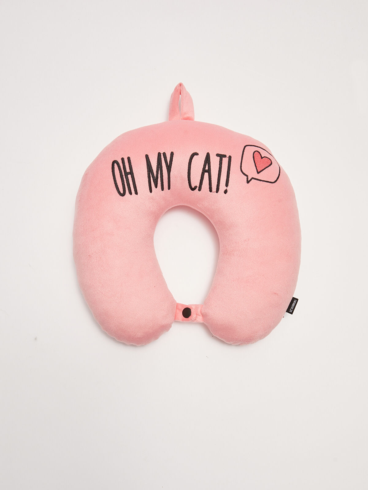 Yazı Nakışlı Kadın Boyun Yastığı