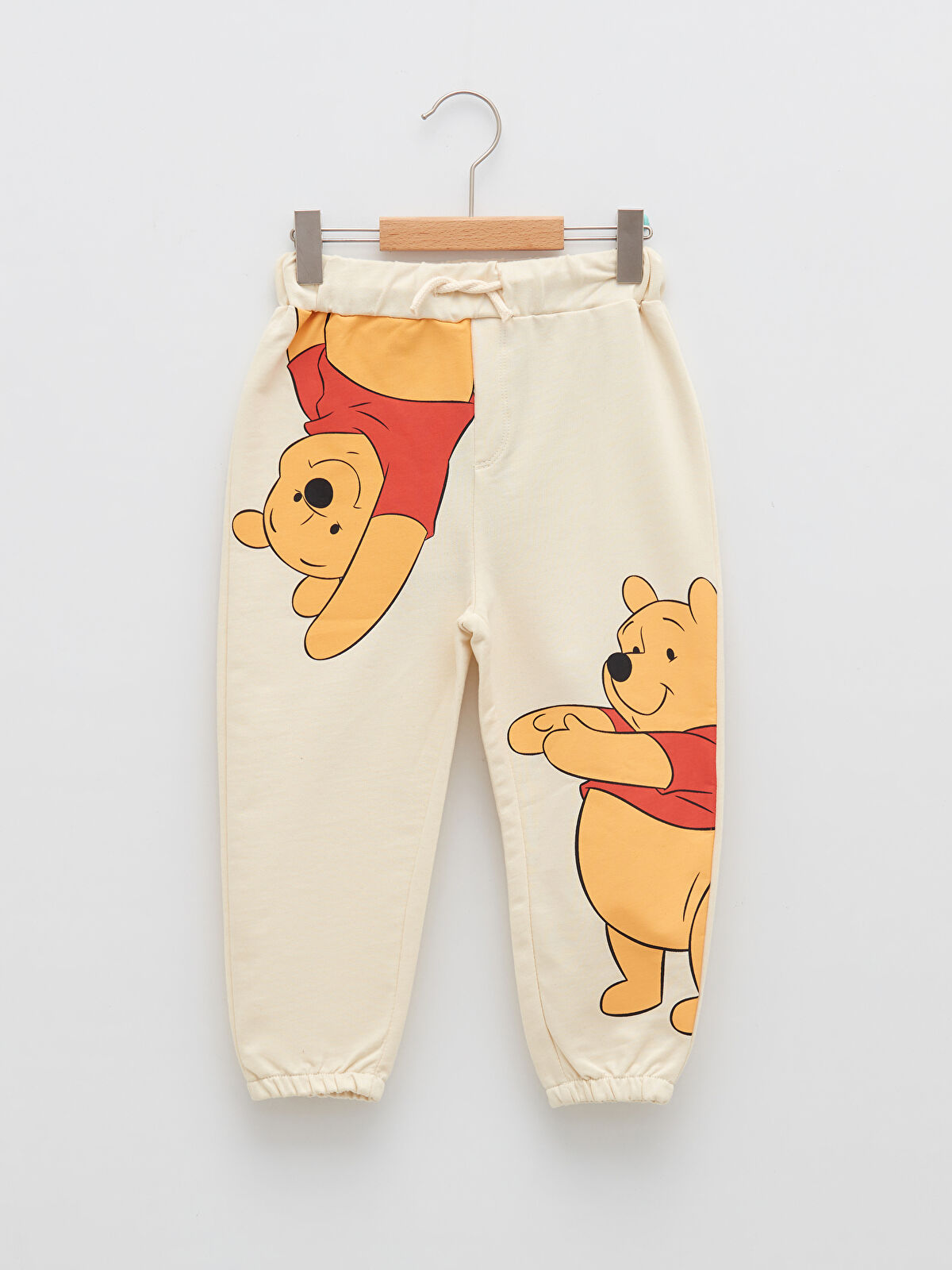 Beli Lastikli Winnie the Pooh Baskılı Erkek Bebek Jogger Eşofman Alt Beli Lastikli Winnie the Pooh Baskılı Erkek Bebek Jogger Eşofman Alt