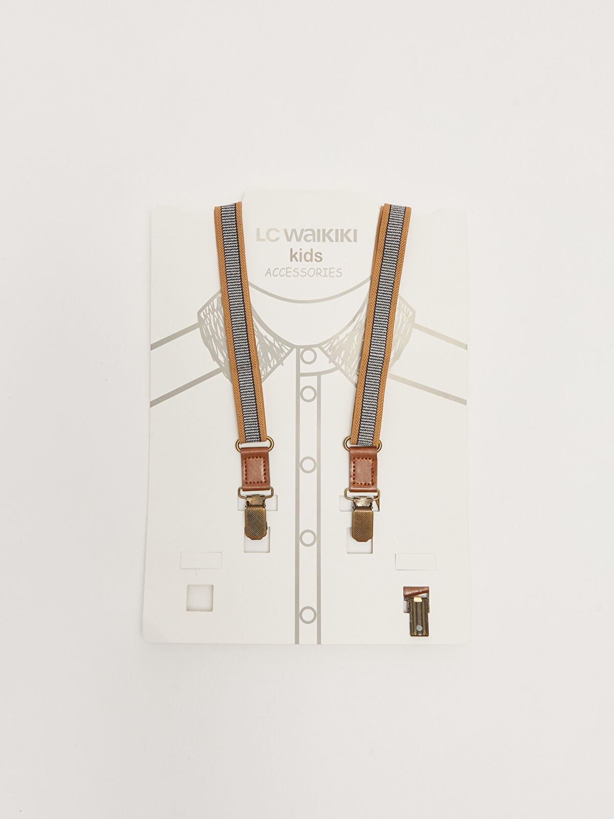 Desenli Erkek Çocuk Pantolon Askısı