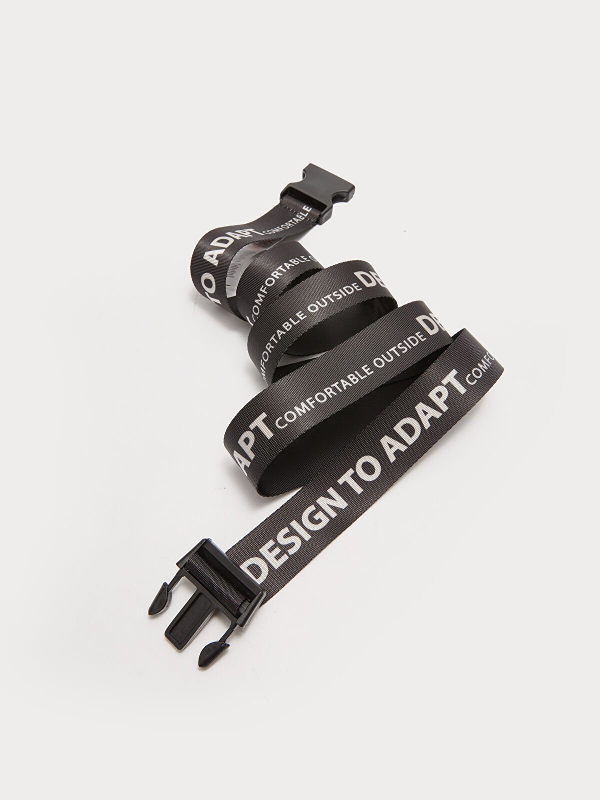 Yazı Baskılı Erkek Kot Kemeri