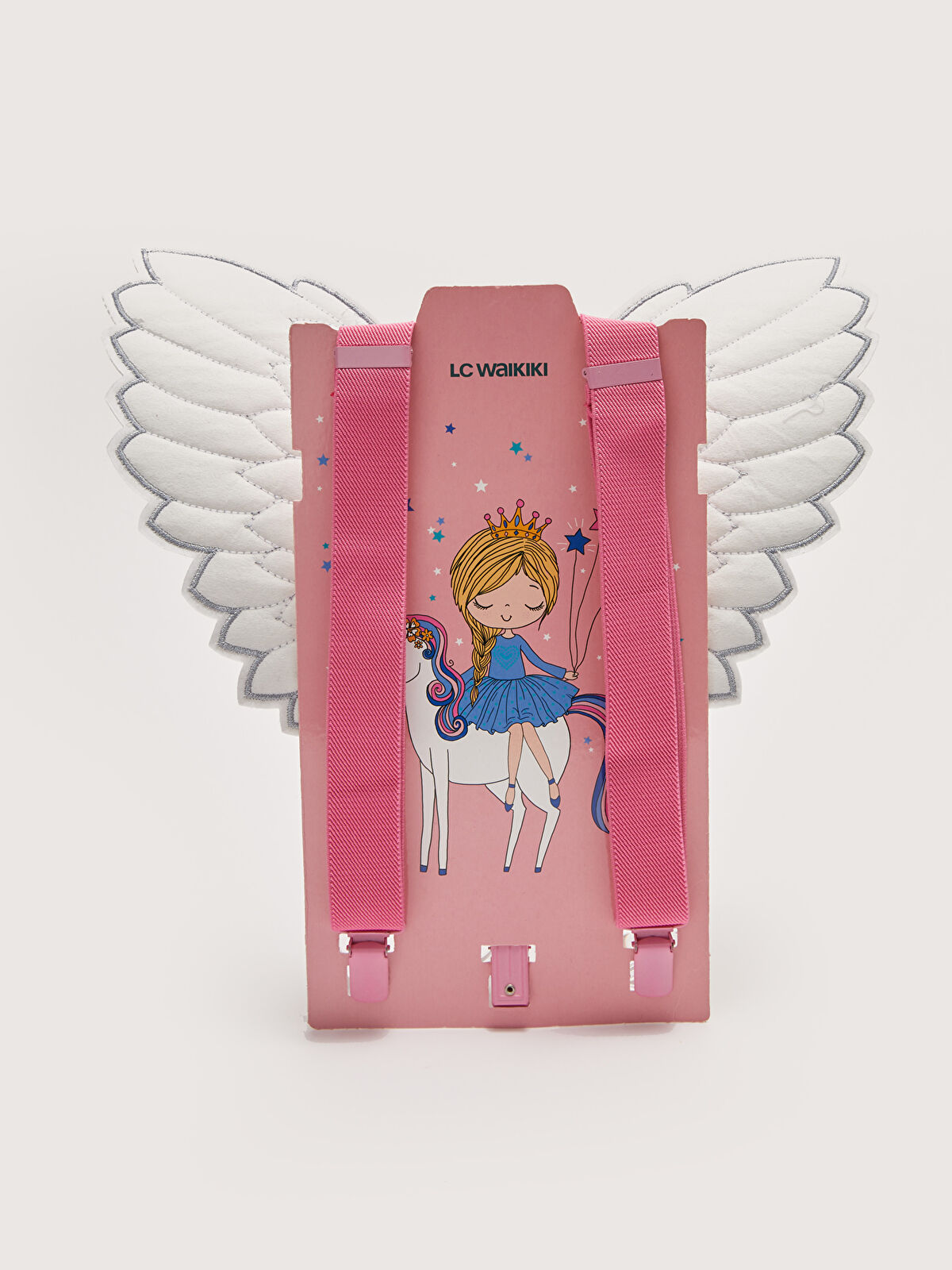 3D Kanat Detaylı Kız Çocuk Pantolon Askısı