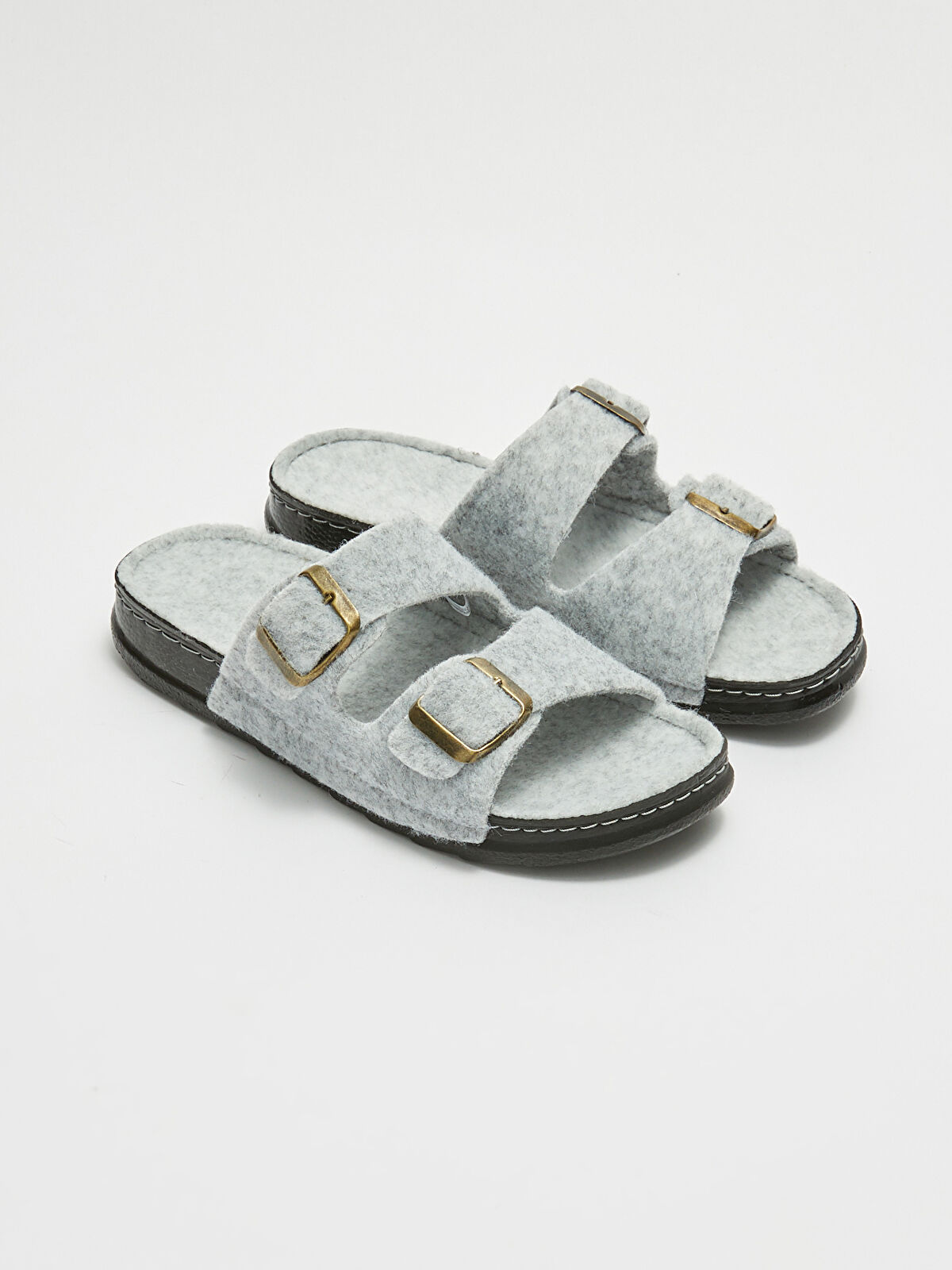 Çift Bantlı Kadın Ev Terliği