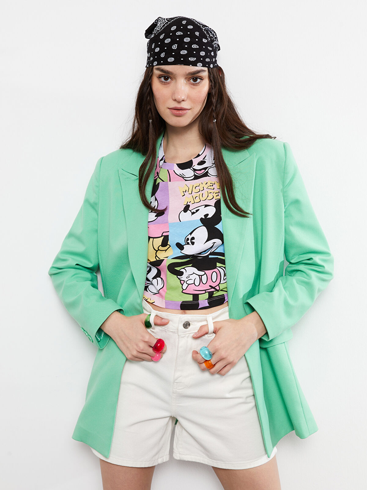 Pamuklu Desenli Kadın Fular Pamuklu Desenli Kadın Fular