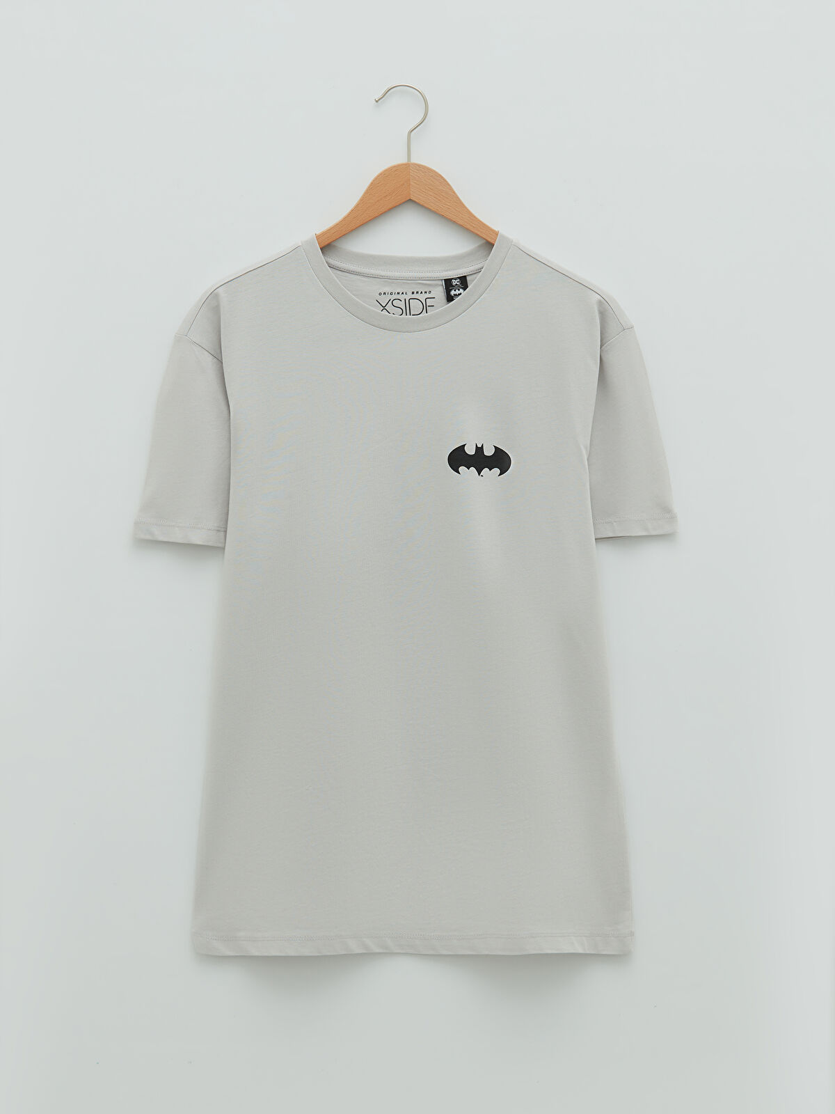 XSIDE Bisiklet Yaka Kısa Kollu Batman Baskılı Penye Erkek Tişört