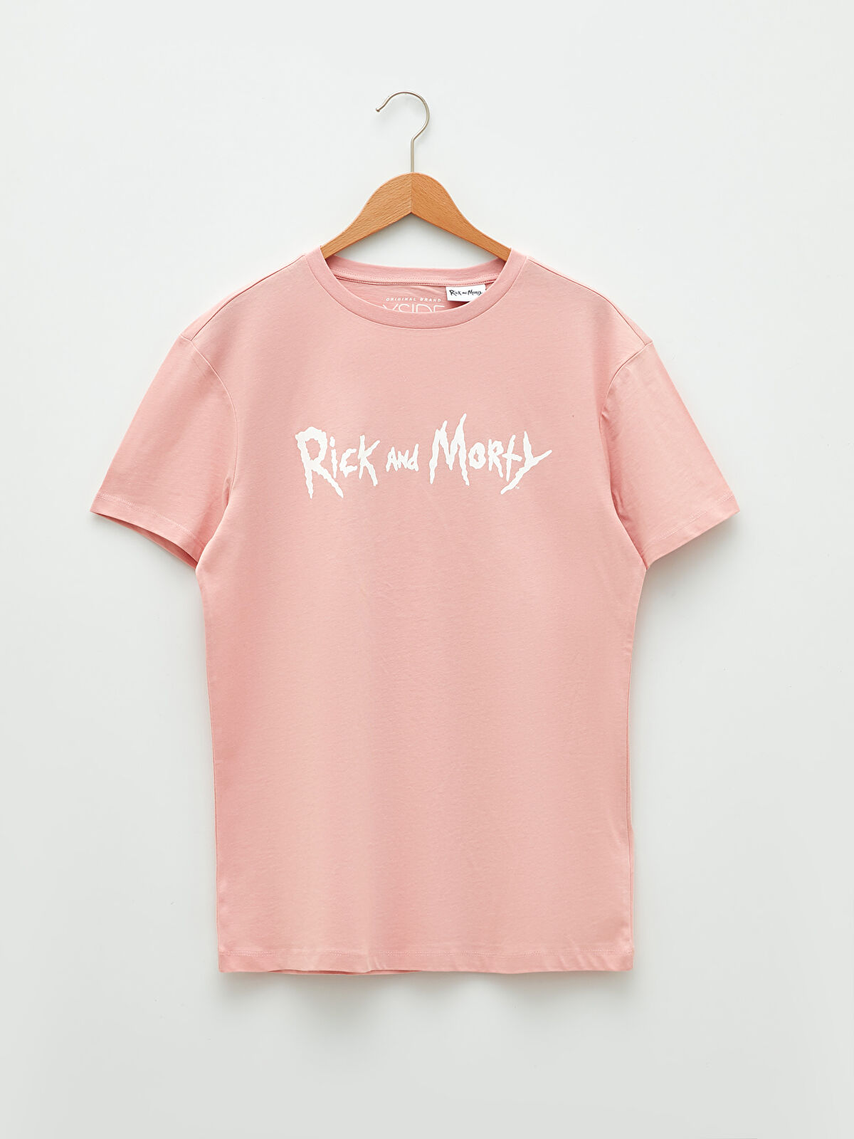 XSIDE Bisiklet Yaka Rick and Morty Baskılı Penye Erkek Tişört