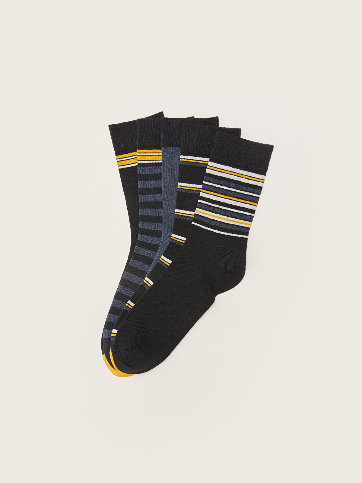 Çizgili Erkek Soket Çorap 5'li