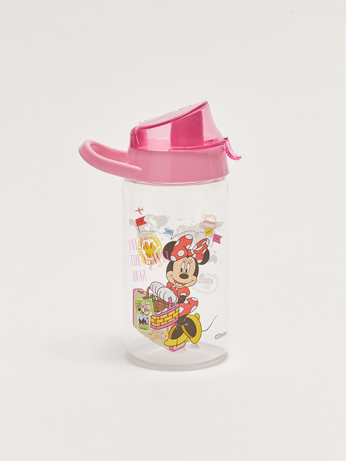 Minnie Mouse Lisanslı Kız Çocuk Suluk 500 Ml