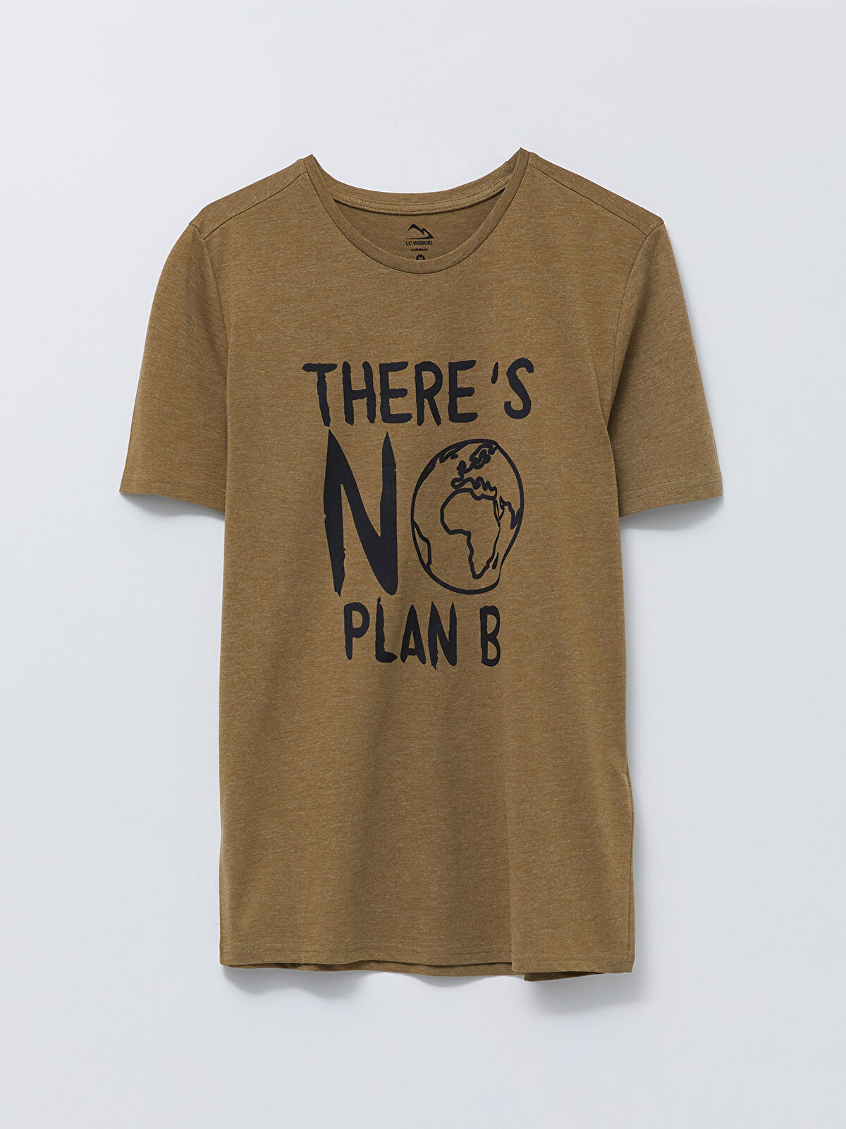 Outdoor Bisiklet Yaka Kısa Kollu Baskılı Erkek Tişört