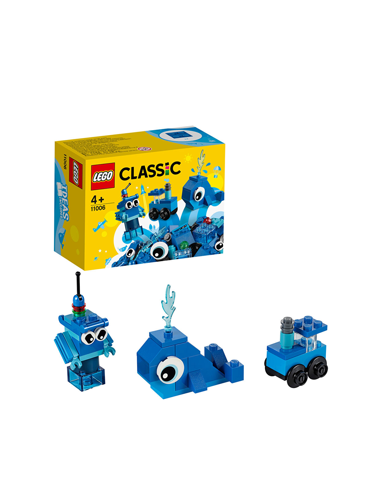 LEGO Classic Yaratıcı Mavi Yapım Parçaları 11006 LEGO Classic Yaratıcı Mavi Yapım Parçaları 11006