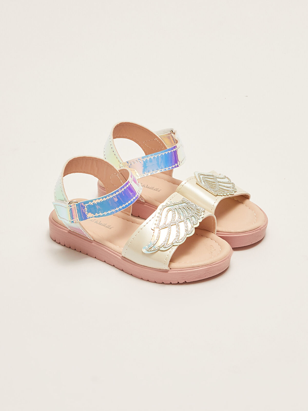 Tek Bantlı Patch Detaylı Kız Bebek Sandalet