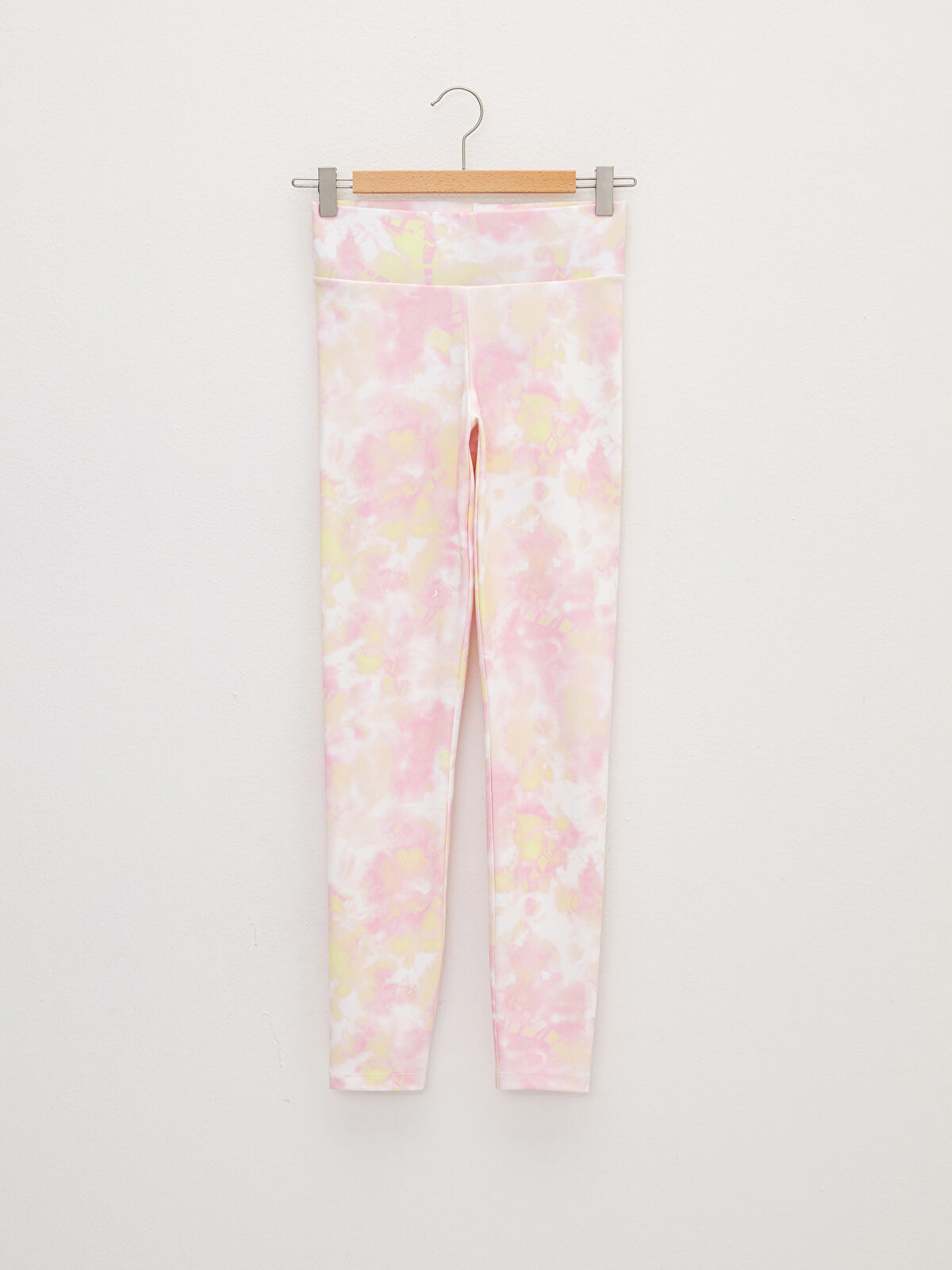 XSIDE Beli Lastikli Batik Desenli Kadın Spor Tayt