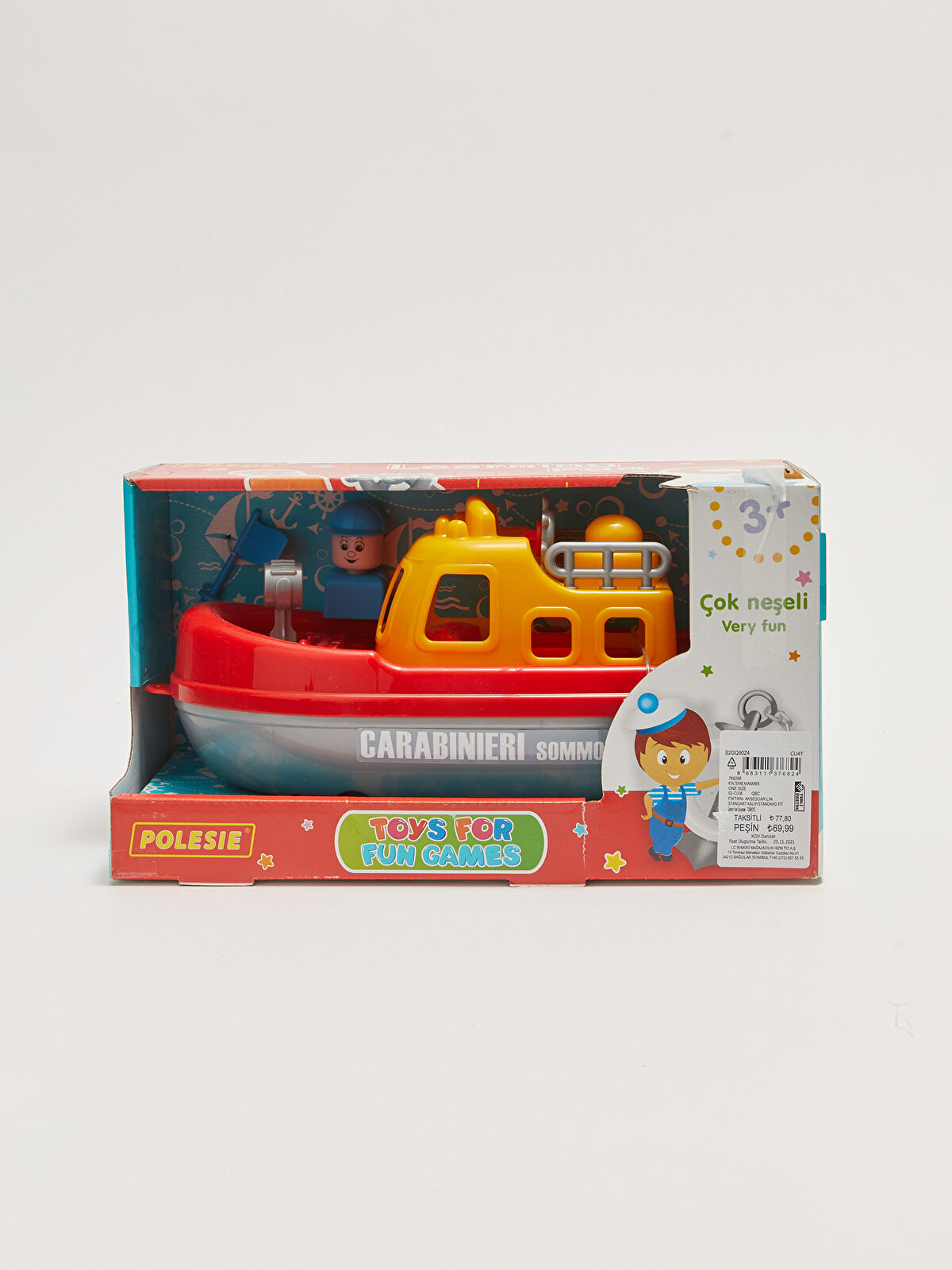 Oyuncak Plaj Teknesi