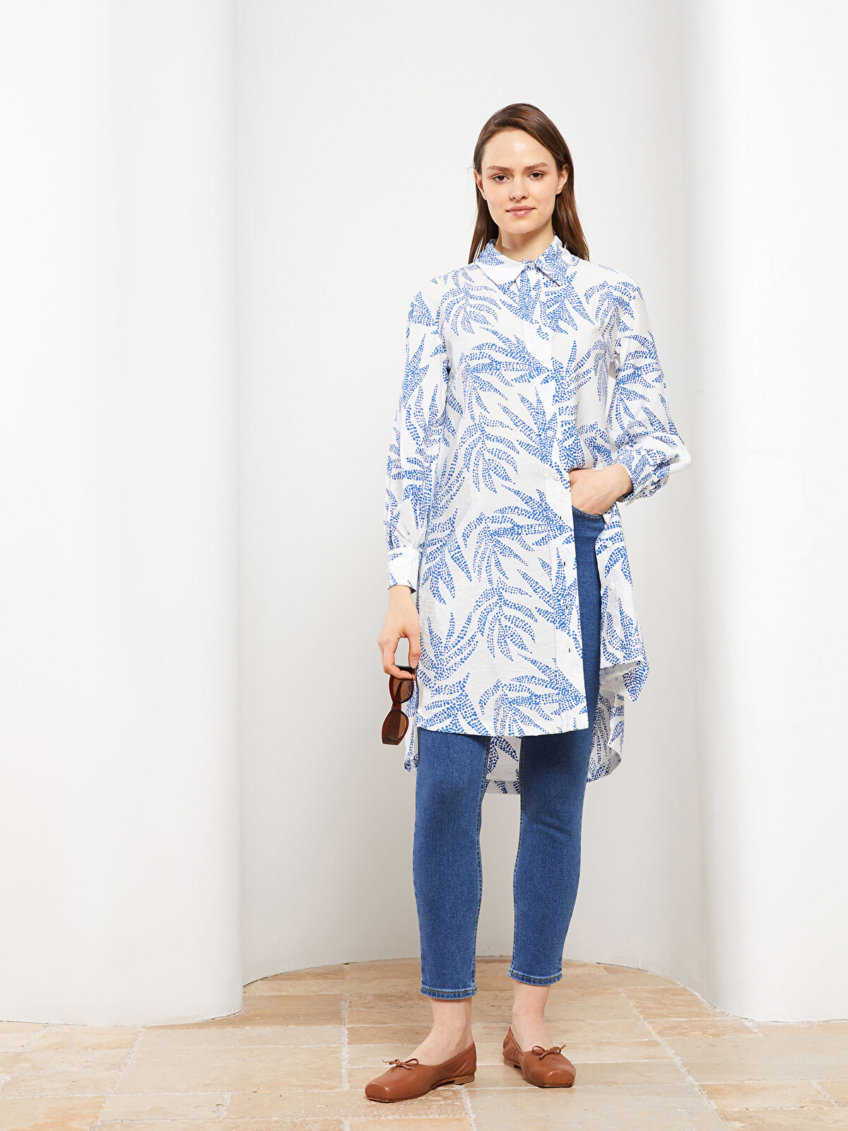 MODEST Slim Fit Cep Detaylı Kadın Rodeo Jean Pantolon MODEST Slim Fit Cep Detaylı Kadın Rodeo Jean Pantolon